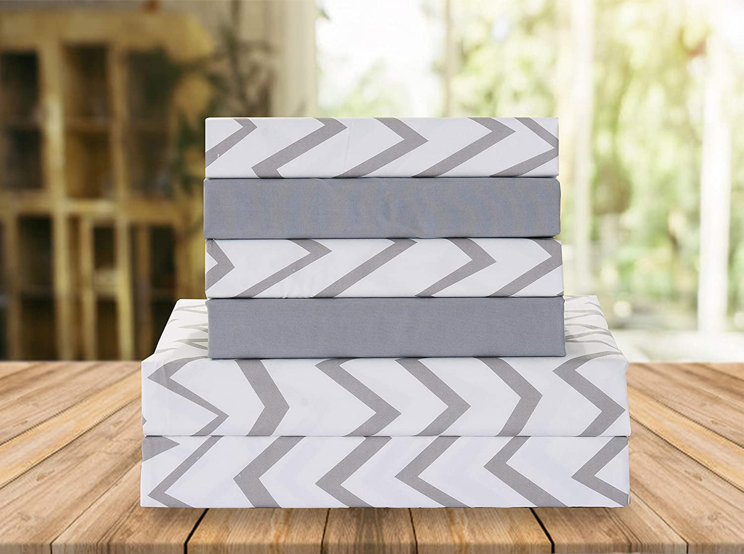 Celine Linen Holiday Gift Chevron Pattern 1500 Series Percale Wrinkle ...