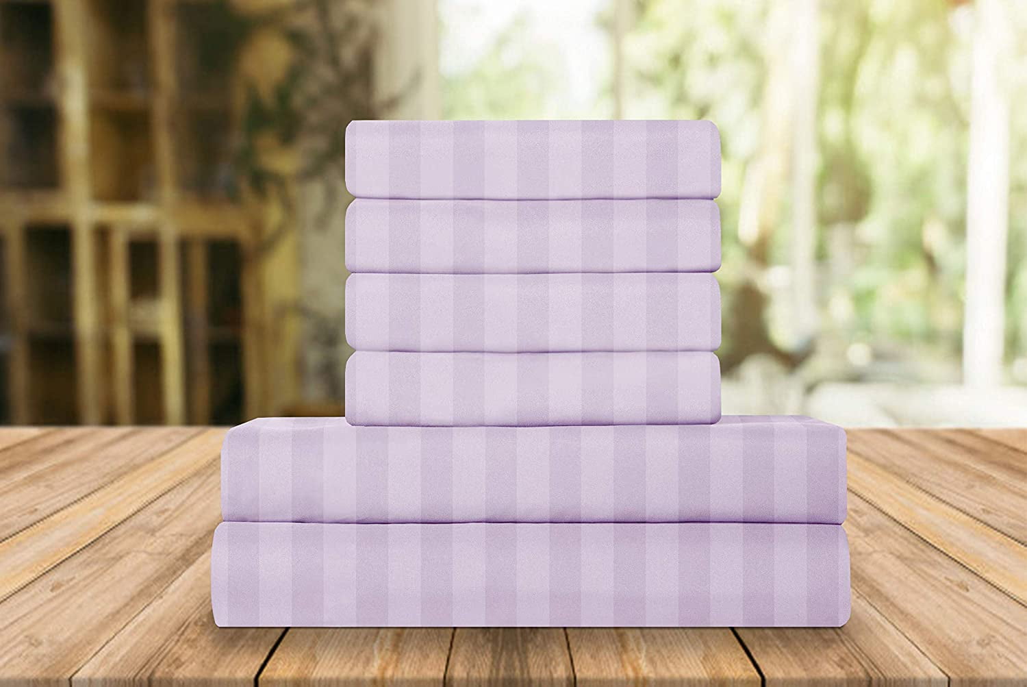 Celine Linen Holiday Gift Dobby Stripe 1500 Series Percale Wrinkle and ...