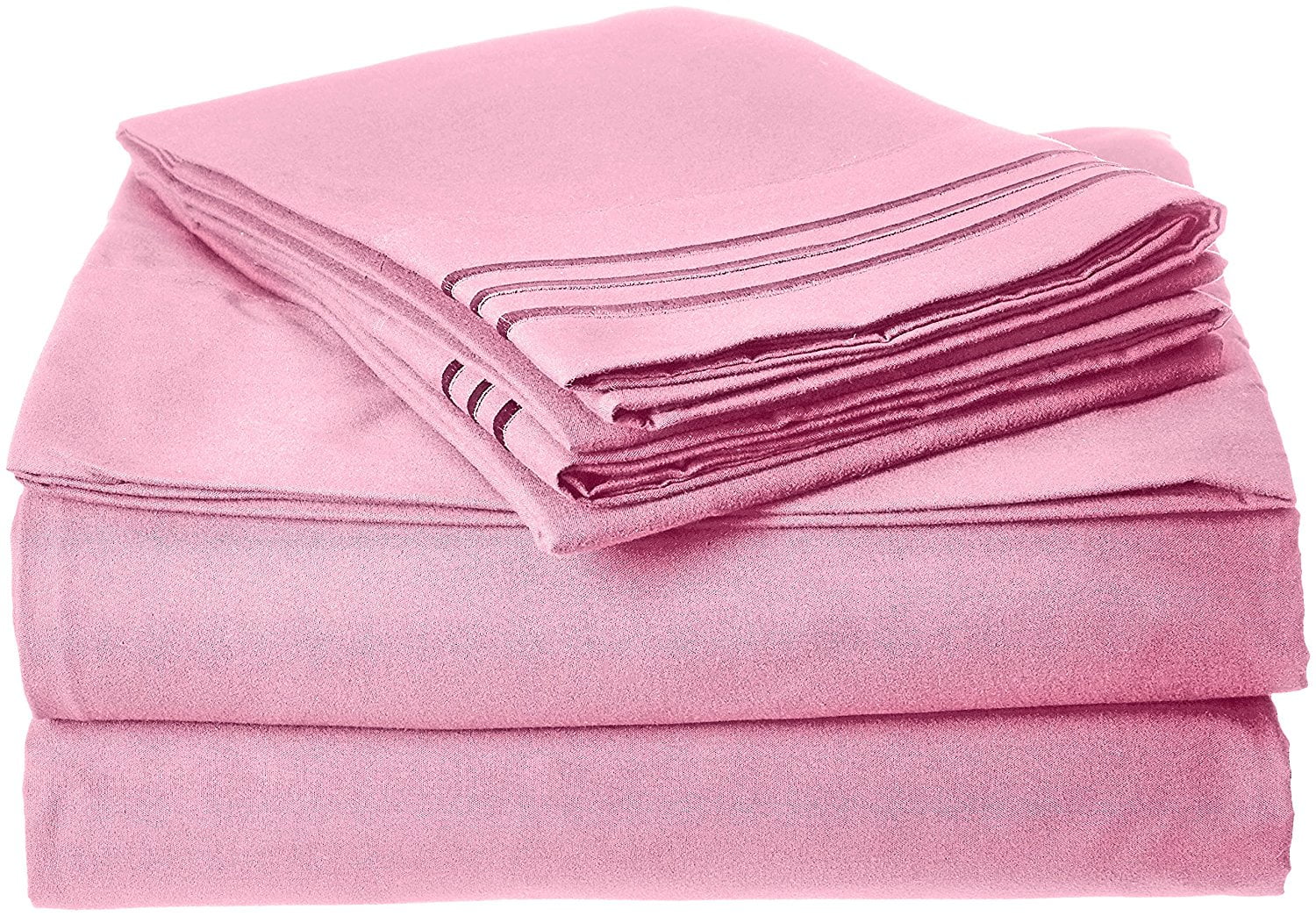 Celine Linen Luxury 4-Piece Bed Sheet Set, Wrinkle-Free, Fade Resistant ...