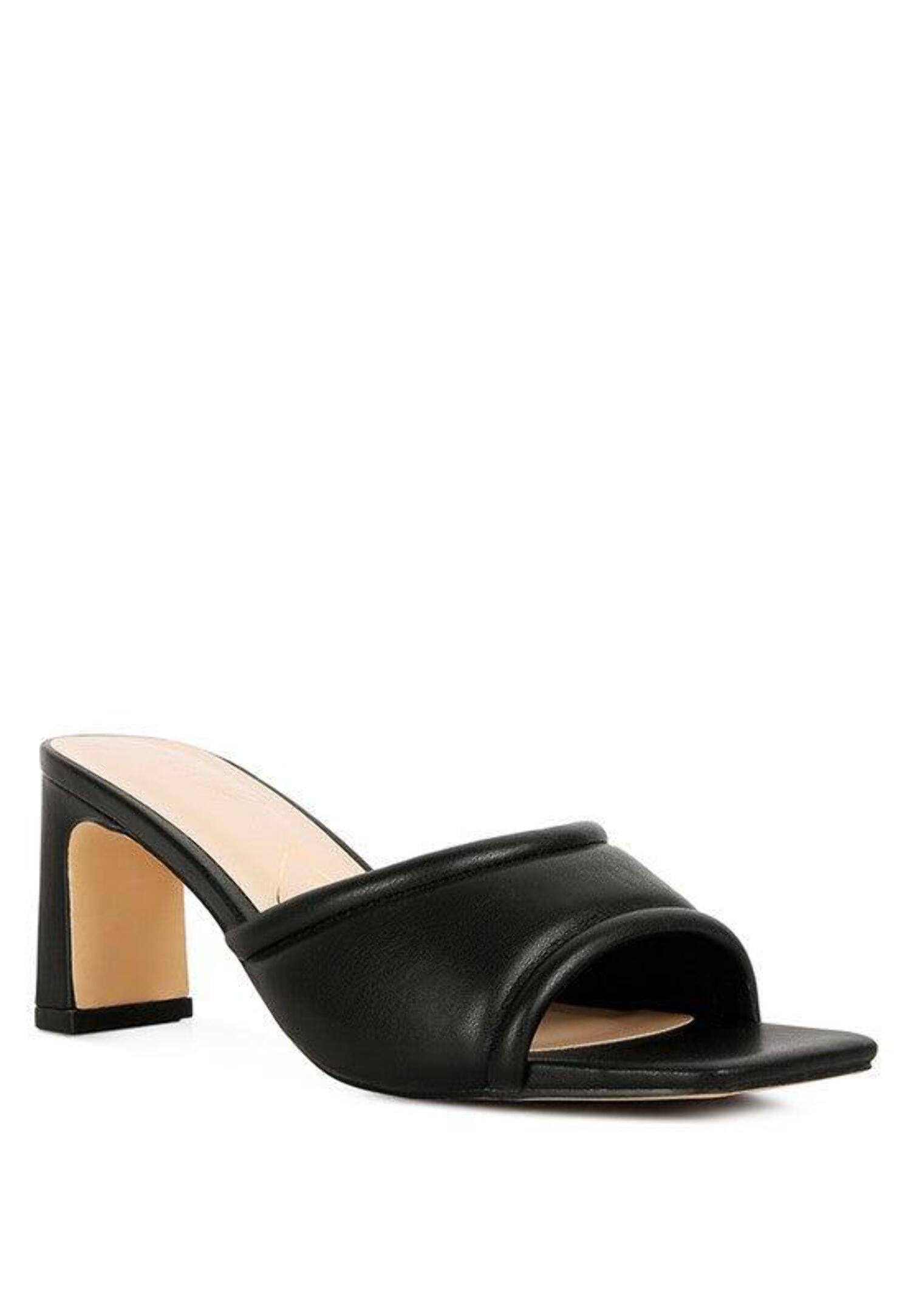 Celine Quilted Italian Block Heel Sandals - Walmart.com