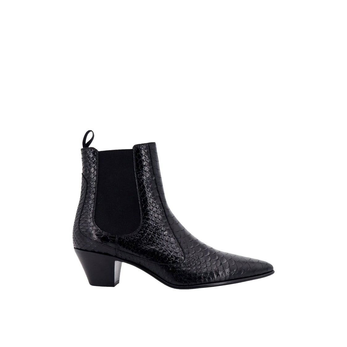Celine Snake-Effect Leather Chelsea Boots Black (Men's) - Walmart.com