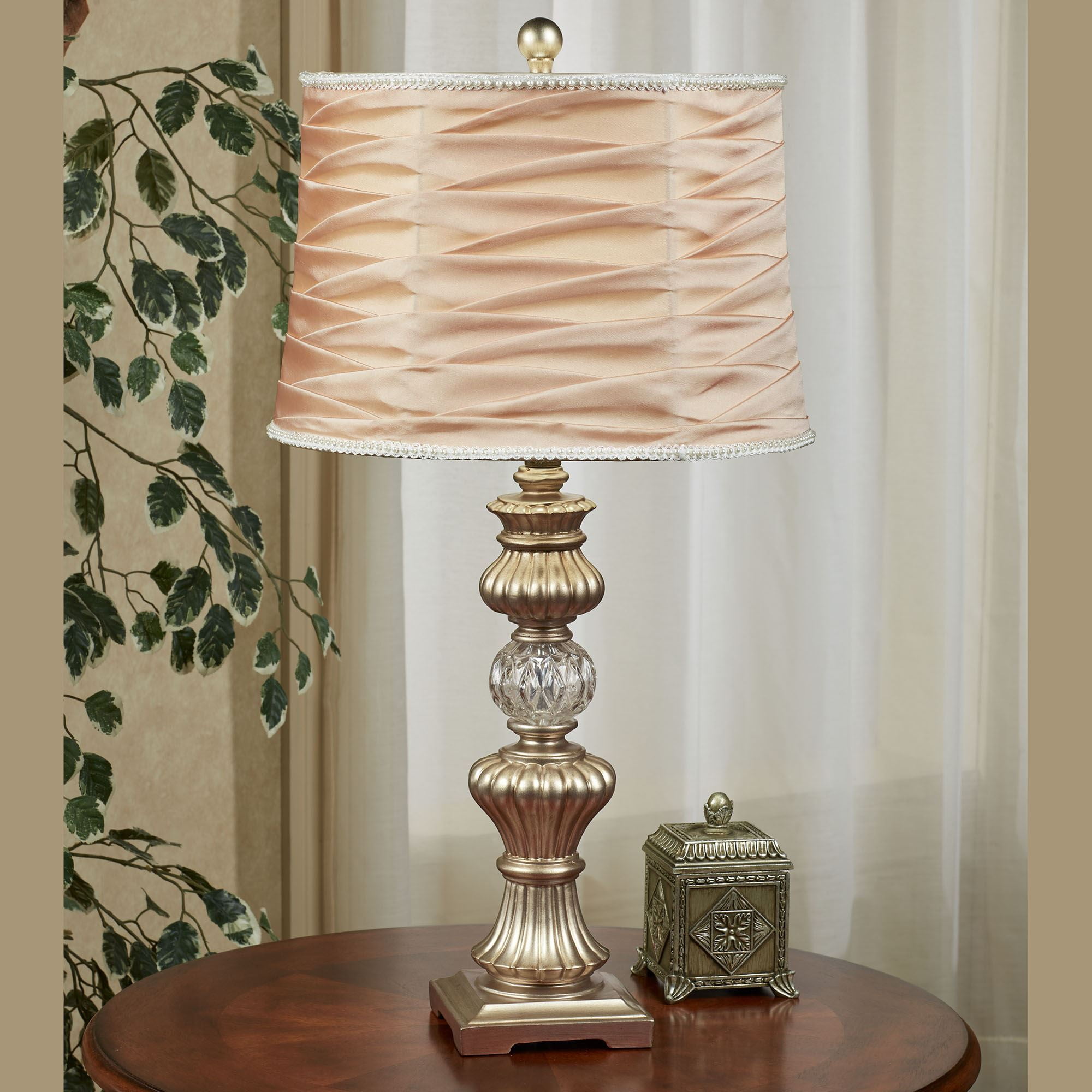 Celine Table Lamp Champagne Champagne - Walmart.com