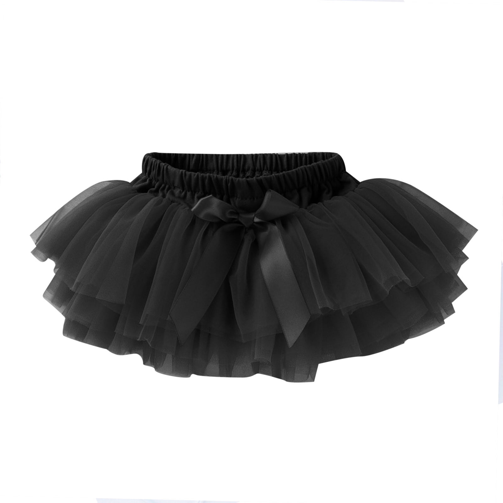 Celivon Girls' Casual Dresses Baby Soft Tutu Skirt Shorts Solid Bowknot ...