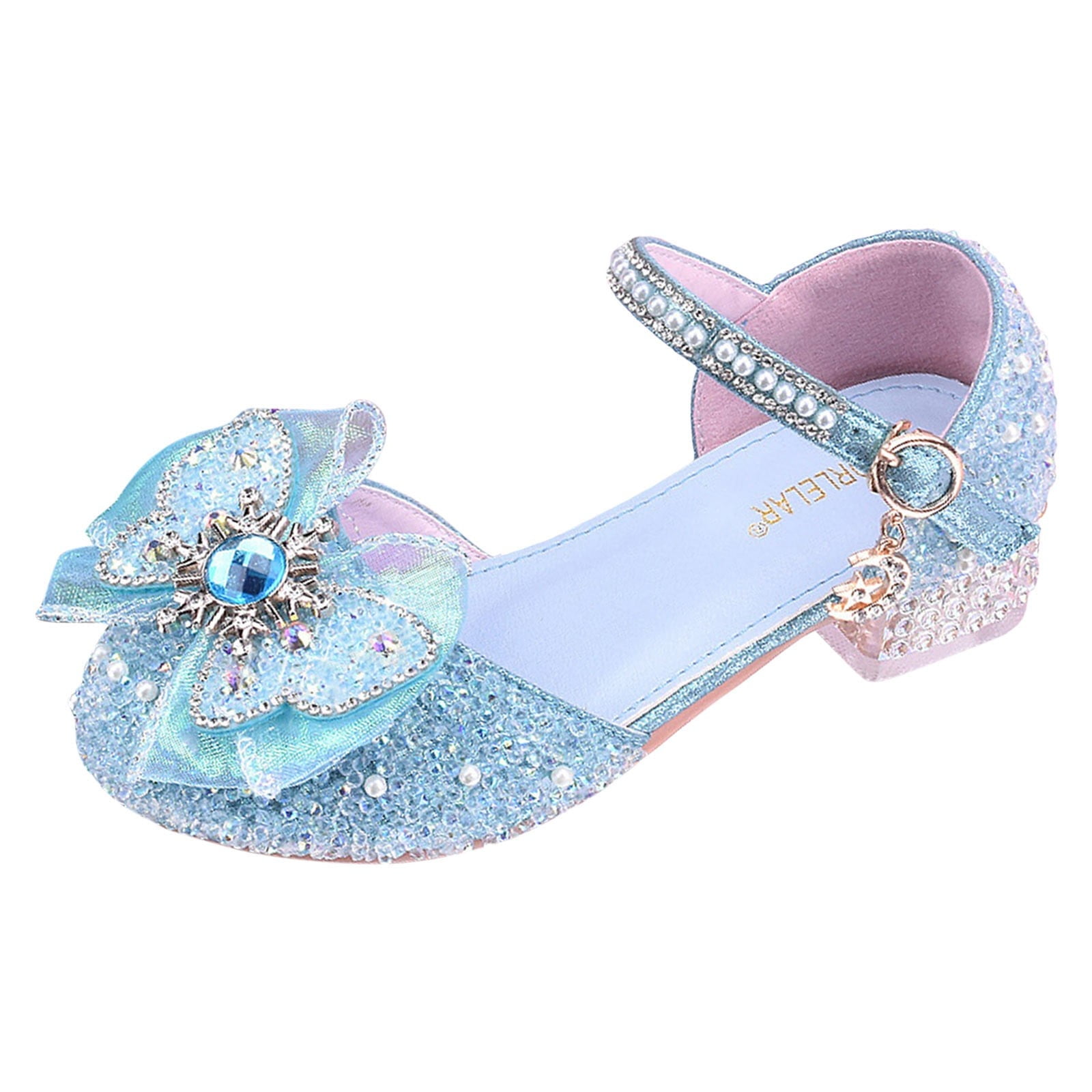 Celivon Kids Girl Sandals Shoes White High Heels New High Heels Shoes ...