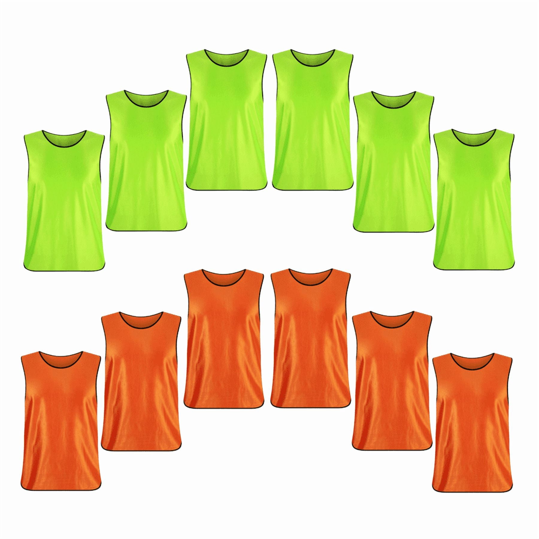 Celivon Kids Pinnies 12/24 Packs Practice Vests Pennies for Sports ...