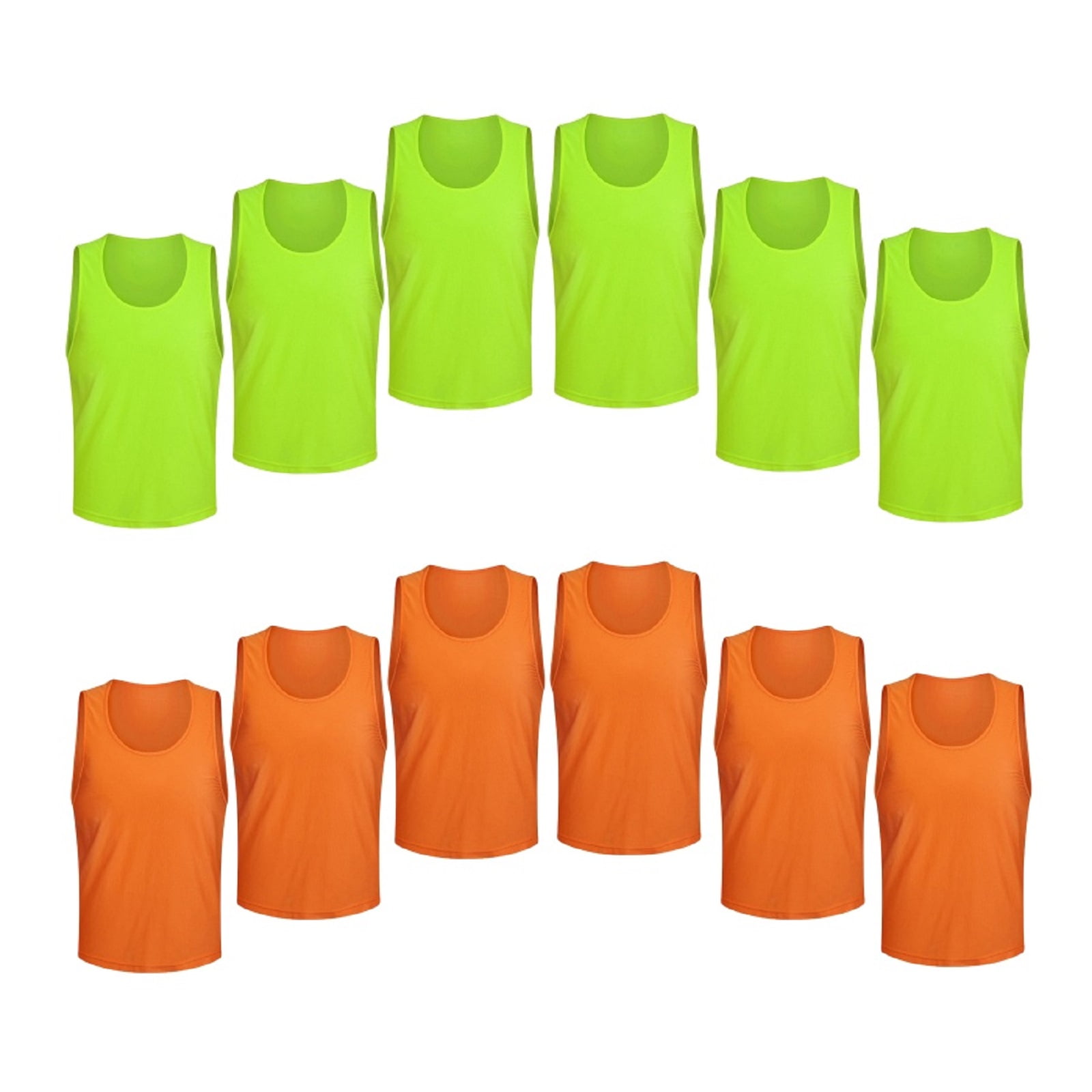 Celivon Kids Pinnies 12/24 Packs Practice Vests Pennies for Sports ...