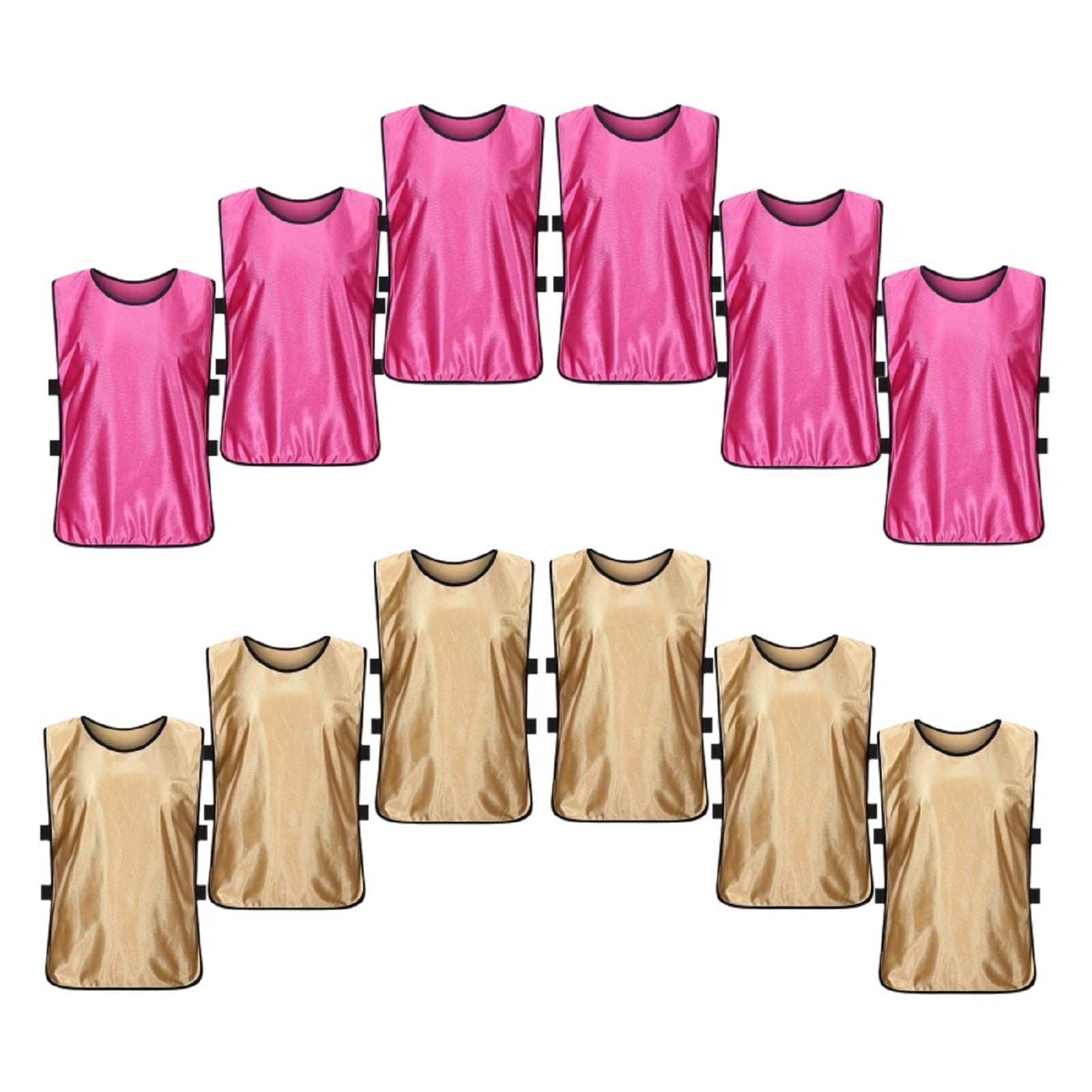 Celivon Kids Pinnies 12/24 Packs Practice Vests Pennies for Sports ...