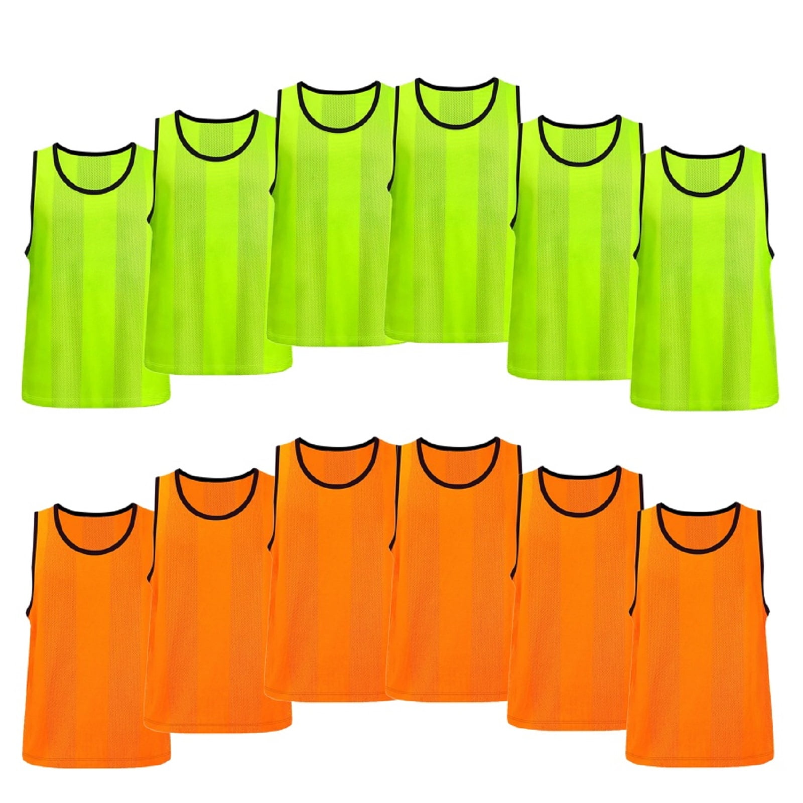 Celivon Kids Pinnies 12/24 Packs Practice Vests Pennies for Sports ...