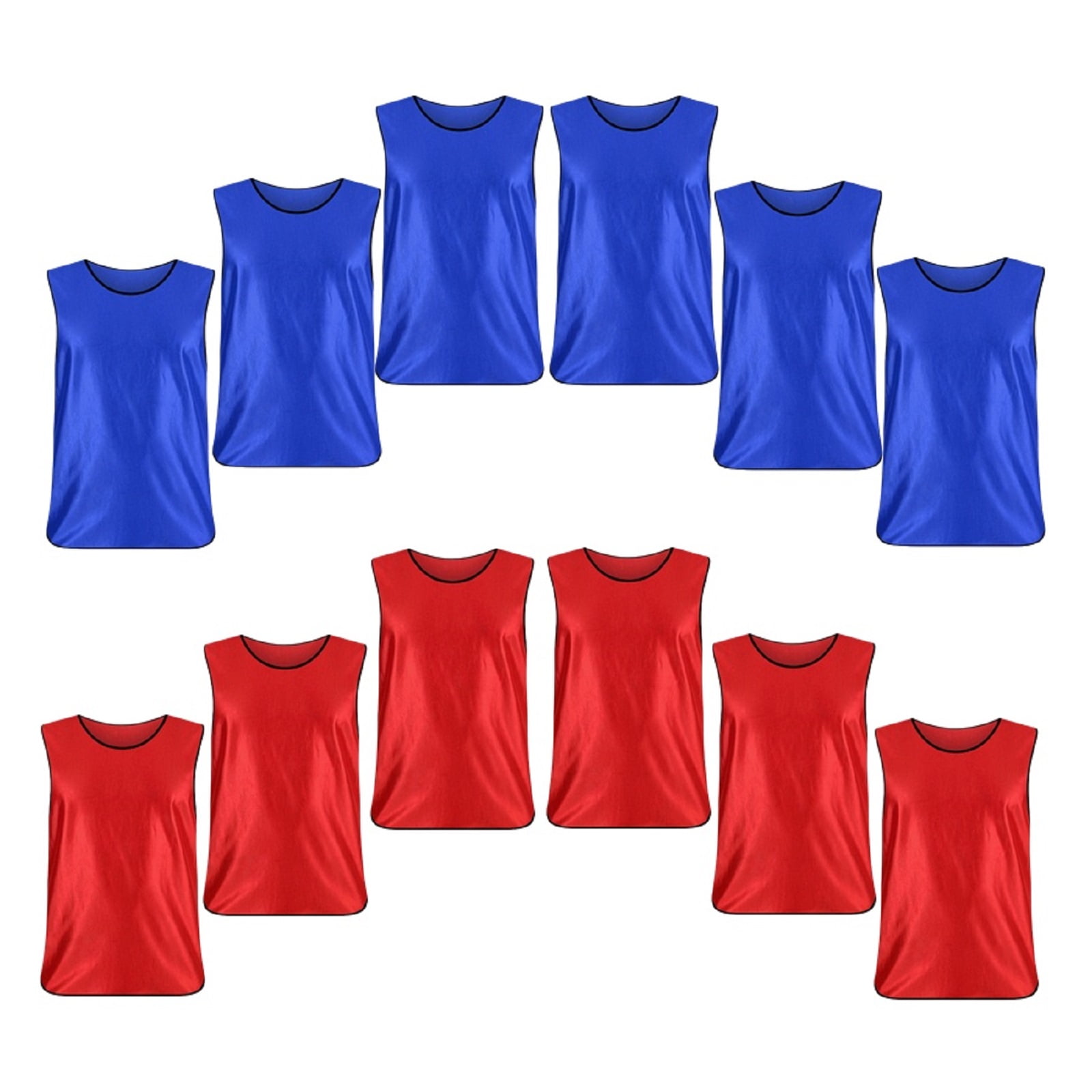 Celivon Kids Pinnies 12/24 Packs Practice Vests Pennies for Sports ...