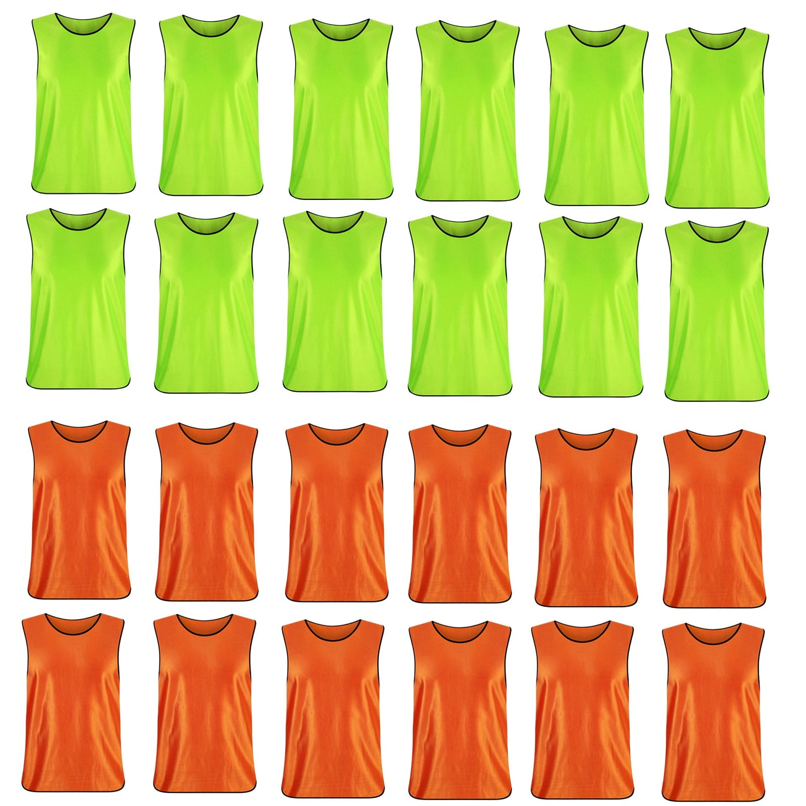 Celivon Kids Pinnies 12/24 Packs Practice Vests Pennies for Sports ...