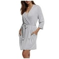 Celivon Modal Robes For Women Spring Summer Long Pajamas Smooth New ...