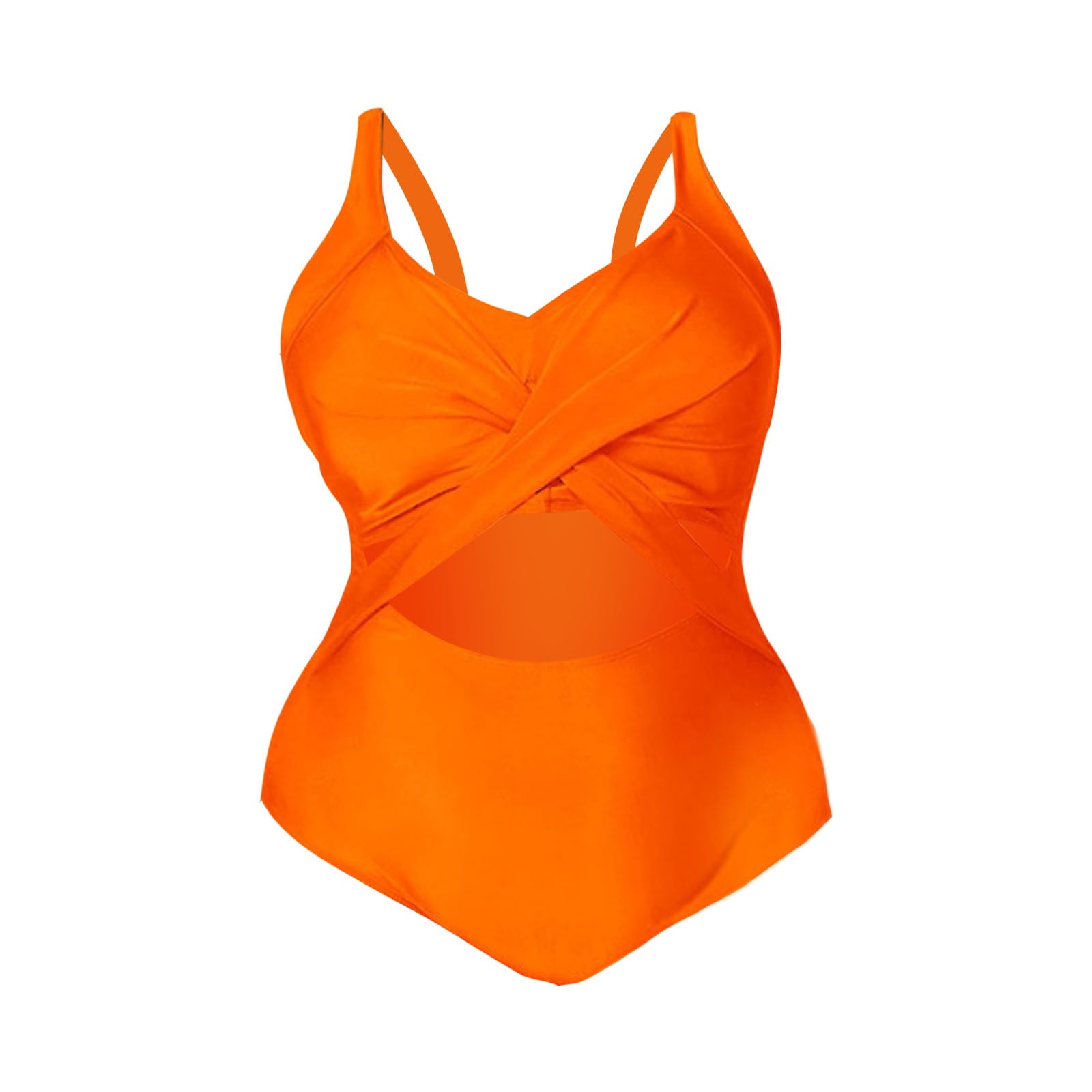 Celivon One Piece Swimsuit For Women Sexy Solid Color Tight Large ...