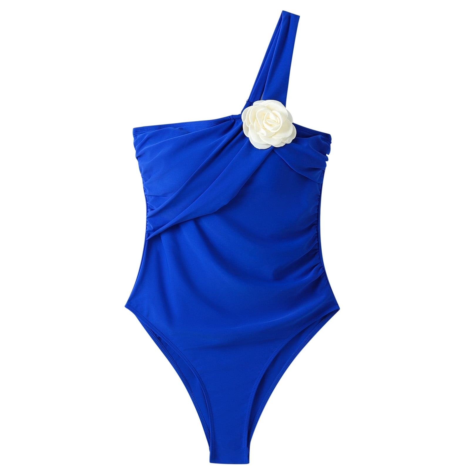 Celivon One Piece Swimsuit For Women Tummy Control Solid Color Three ...