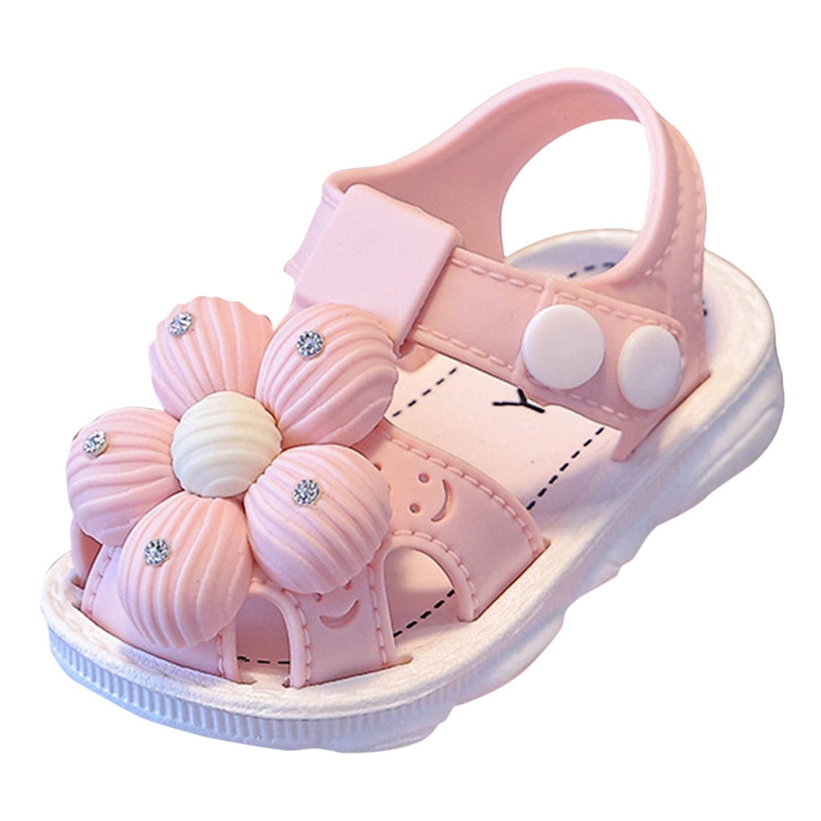 Celivon Toddler Baby Girls Sandals Soft Sole Flower Beach Seaside Bow ...
