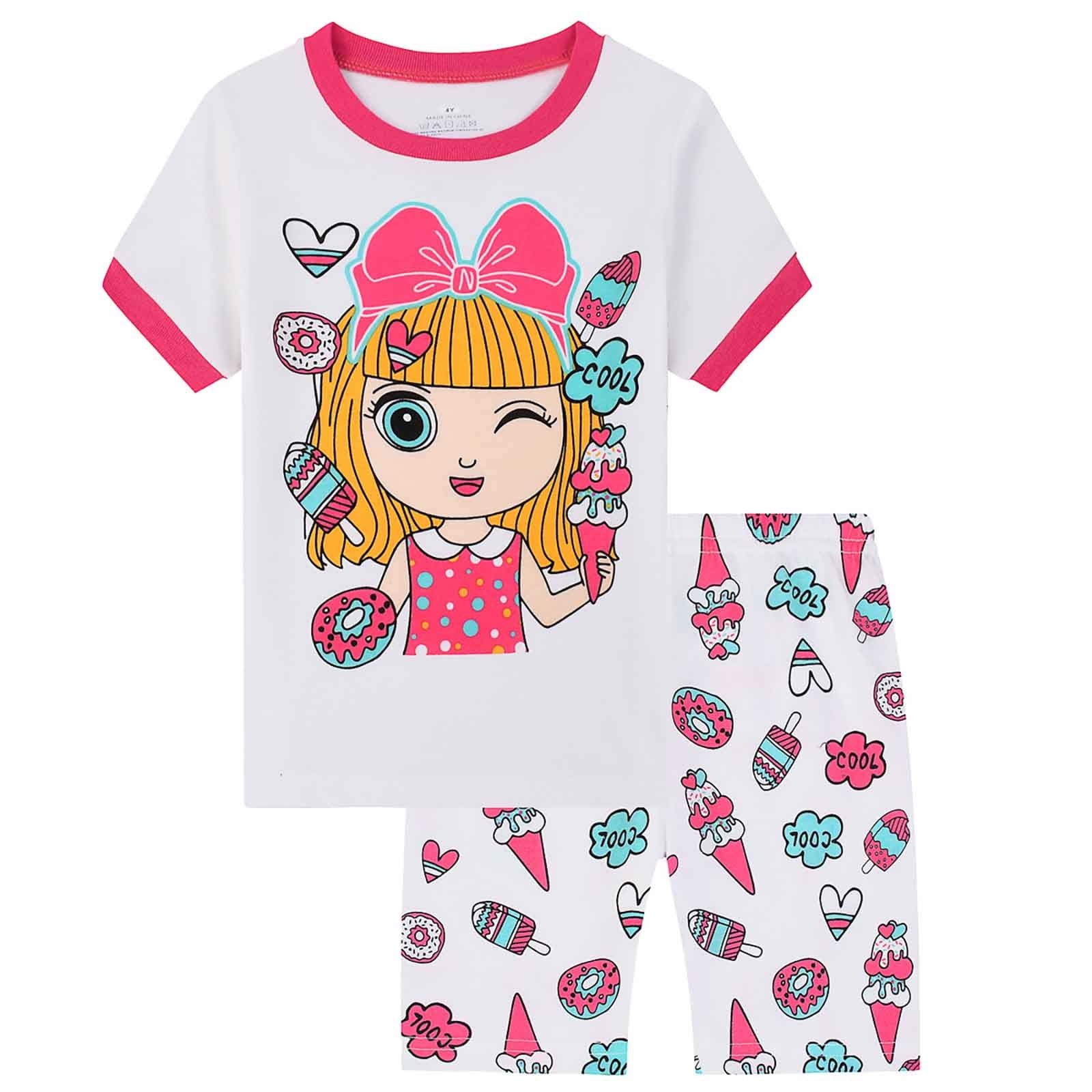 Celivon Toddler Boys 2PCS Pajamas Set Baby Cartoon Print Loose Cutet ...