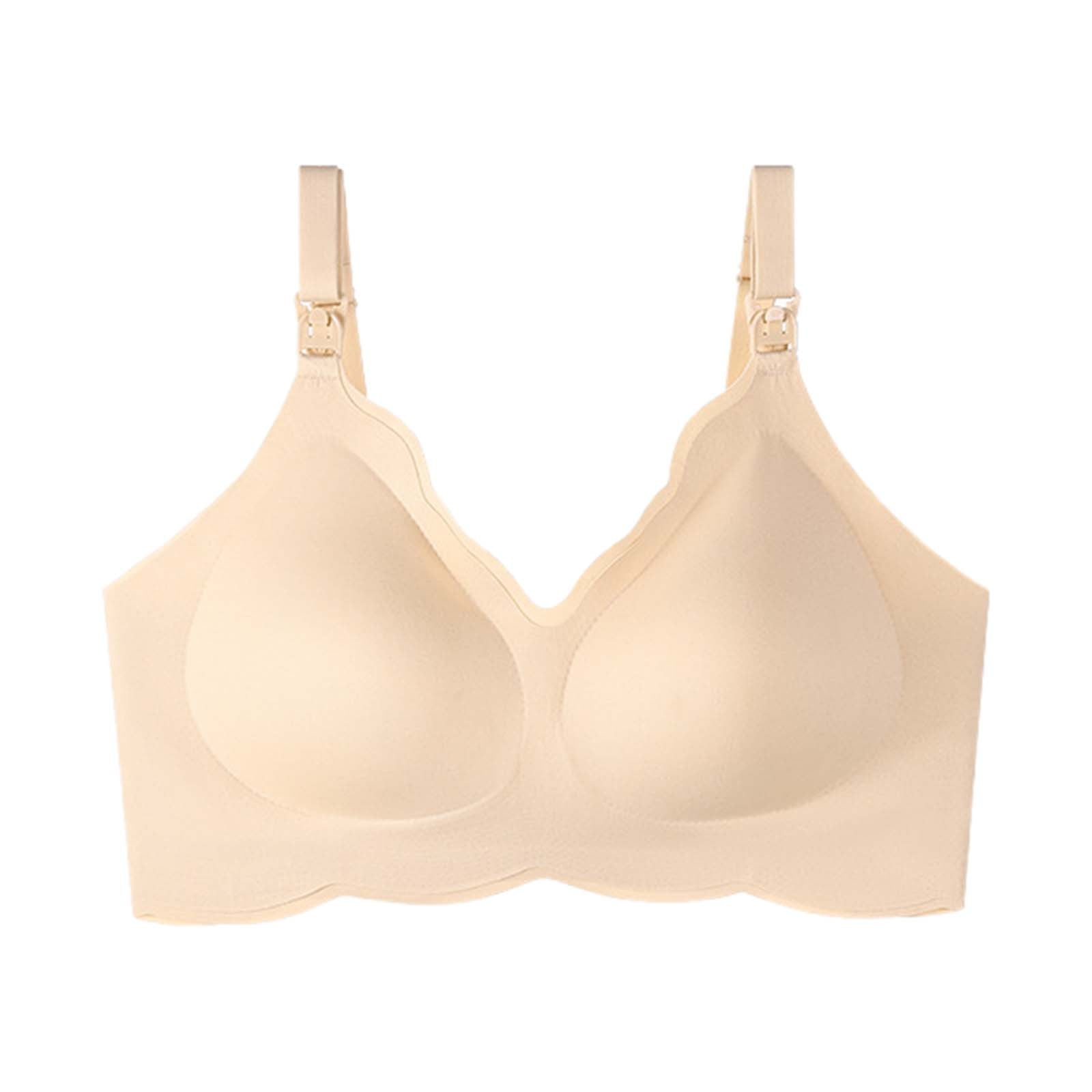 Celivon Womens Maternity Nursing Bra Seamless With Delicate Lace Sag ...