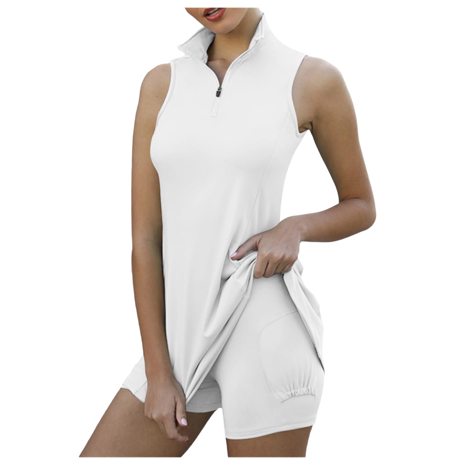 Celivon Workout Sets For Women 2 Piece Quick Dry Tennis Dress With ...
