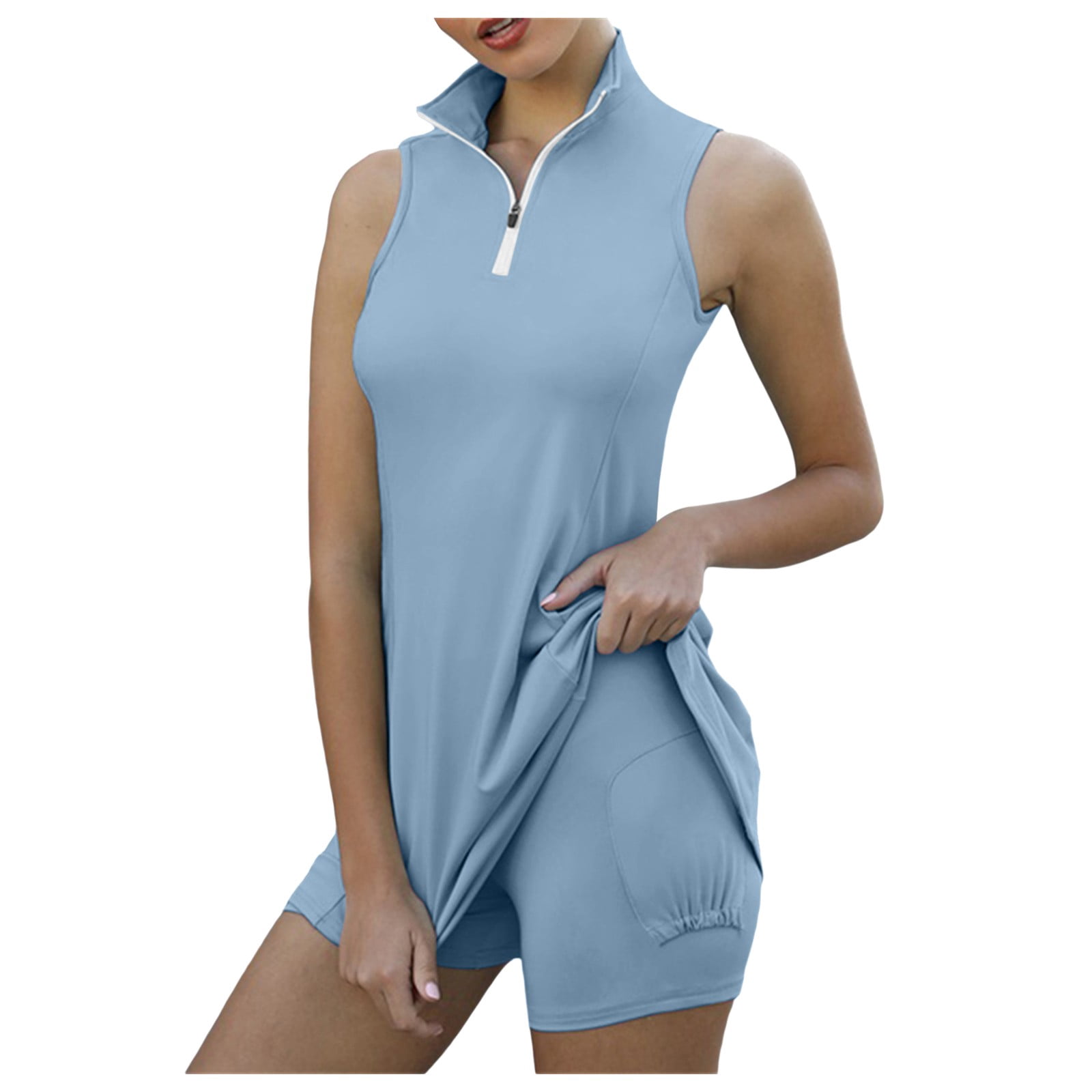 Celivon Workout Sets For Women 2 Piece Quick Dry Tennis Dress With ...