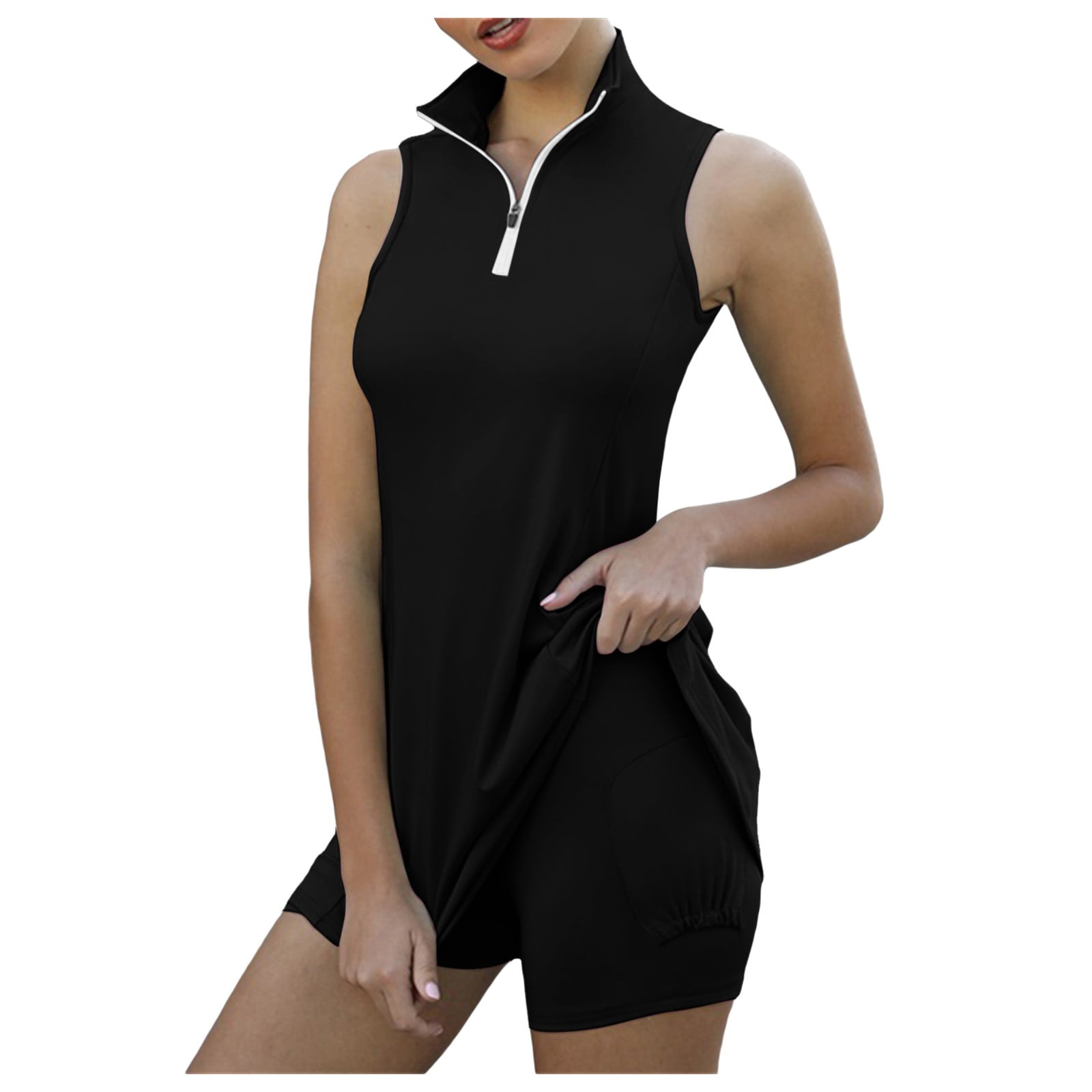 Celivon Workout Sets For Women 2 Piece Quick Dry Tennis Dress With ...