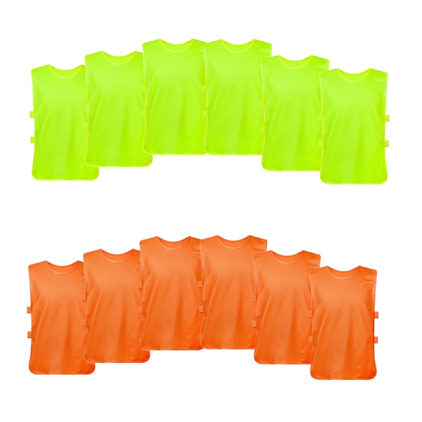 Celivon Youth Pinnies 12/24 Packs Practice Vests Pennies for Sports ...