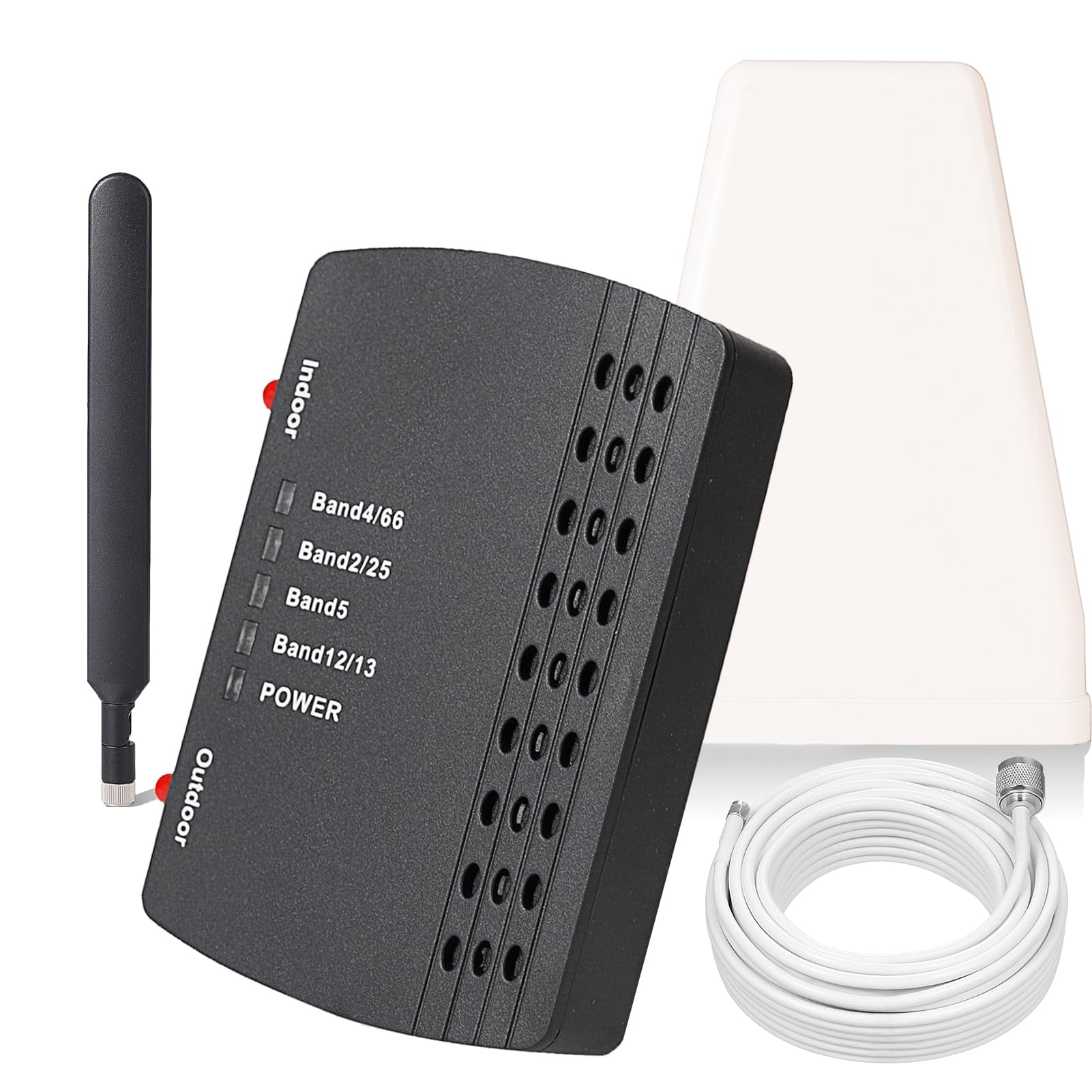 Cell Booster for Home, Up to 2,500 Sq Ft, Cell Phone Signal Booster for ...