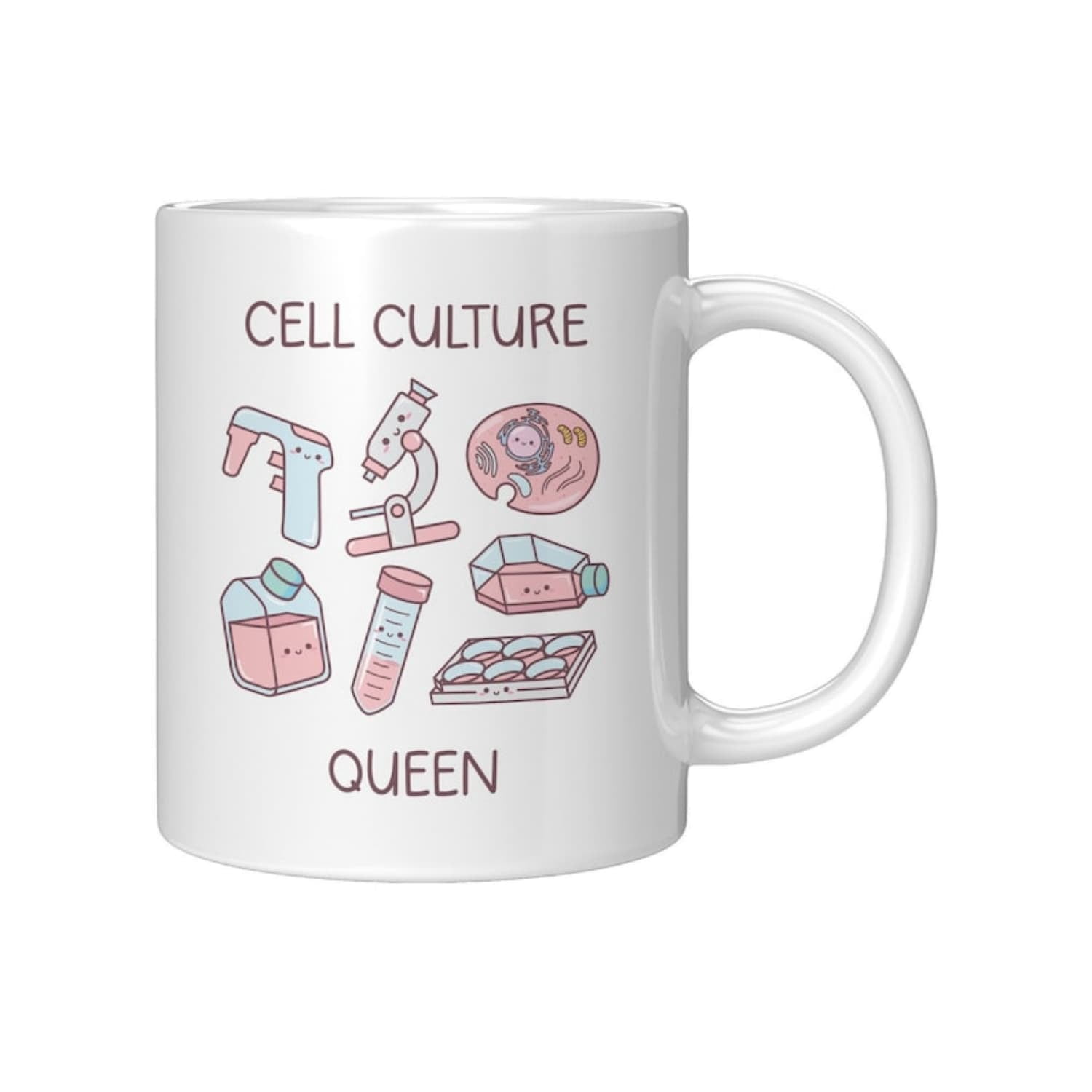 Cell Culture Queen Mug, Science Gif Wo, Molecular Cell Biology ...