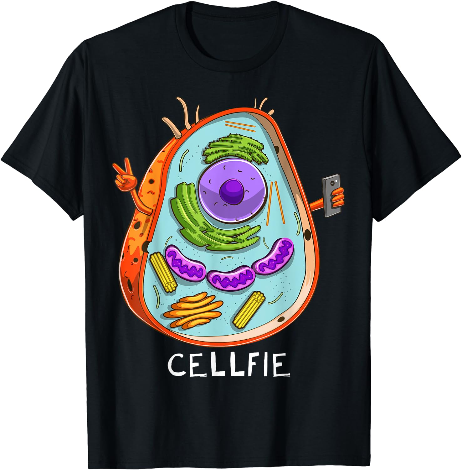 Cell Fie Biology Shirt Cellular Biology Science Teacher Gift T-Shirt ...