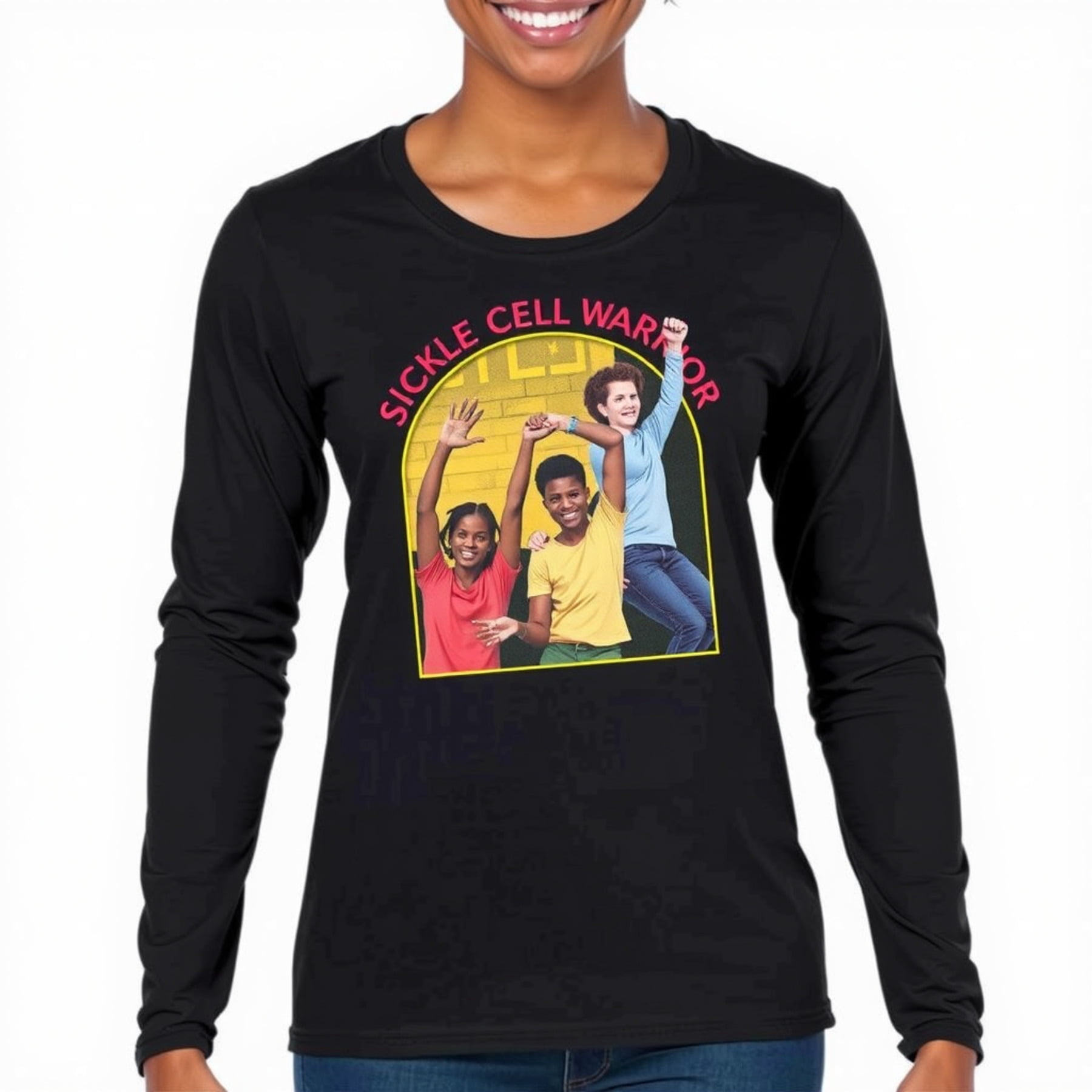 Cell Long Sleeve T-Shirt - Empowering Design for Awareness - Walmart.com
