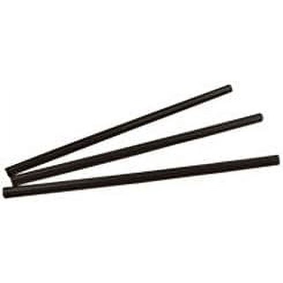 Cell-O-Core 6BPBK6500 Black 6" Unwrapped Giant Straw - 3000 / CS ...