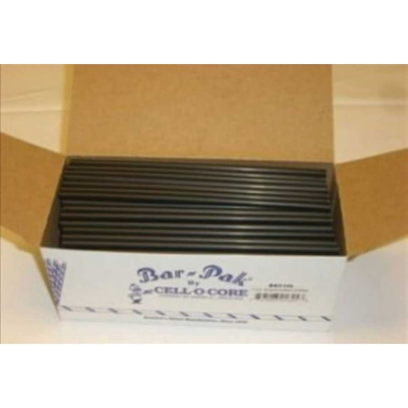 Cell-O-Core Black Unwrapped Straws, 8 Inch, Bulk Pack of 2400 for Bars ...