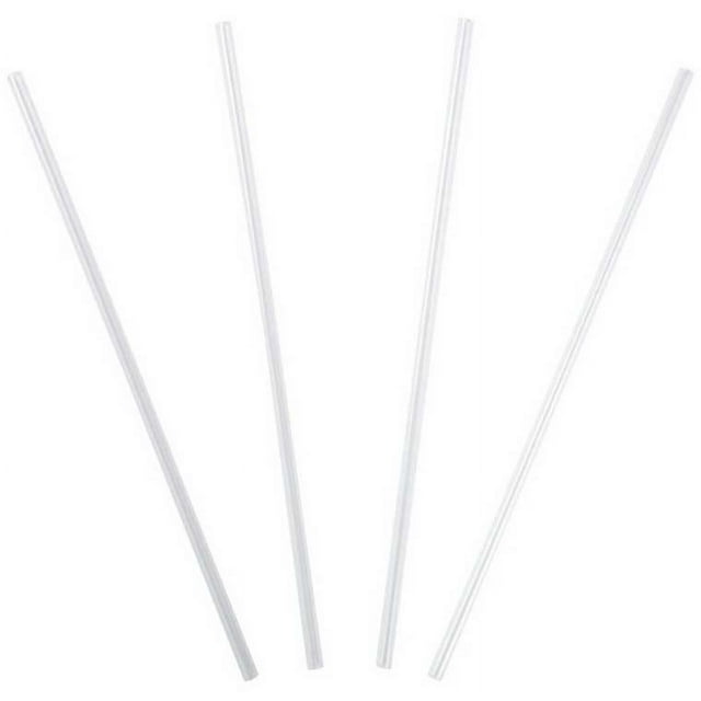 Cell O Core Clear Cylindrical Shape Unwrapped Jumbo Straw, 10.25 inch ...