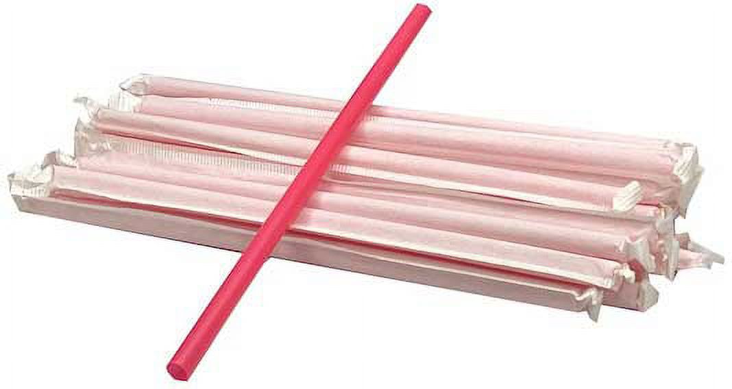 Cell-O-Core Neon Pink Giant Straw, 7.75 inch Length -- 7200 per Case ...