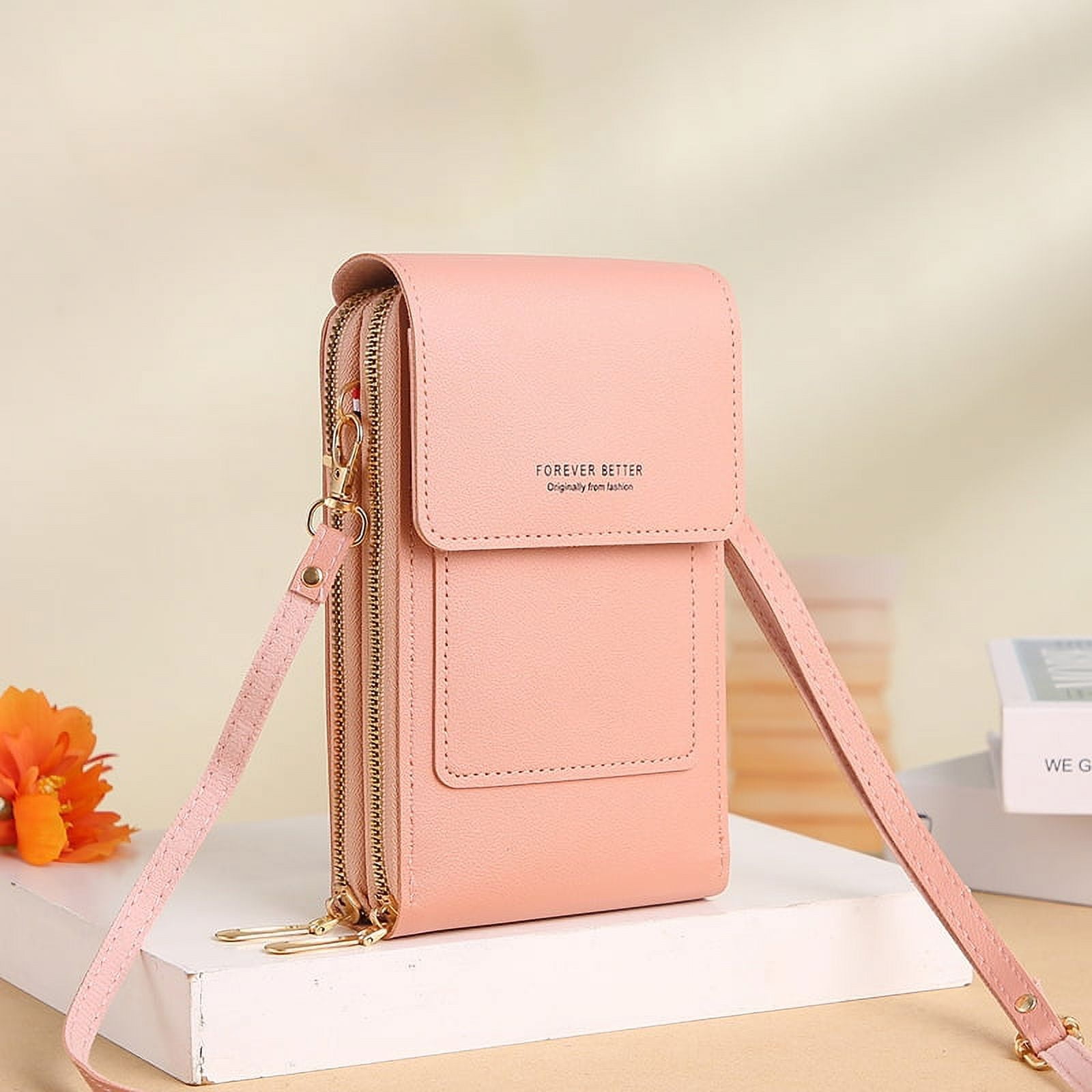 Cell Phone Bag, PU Leather Crossbody Cellphone Purse for Women, Touch ...