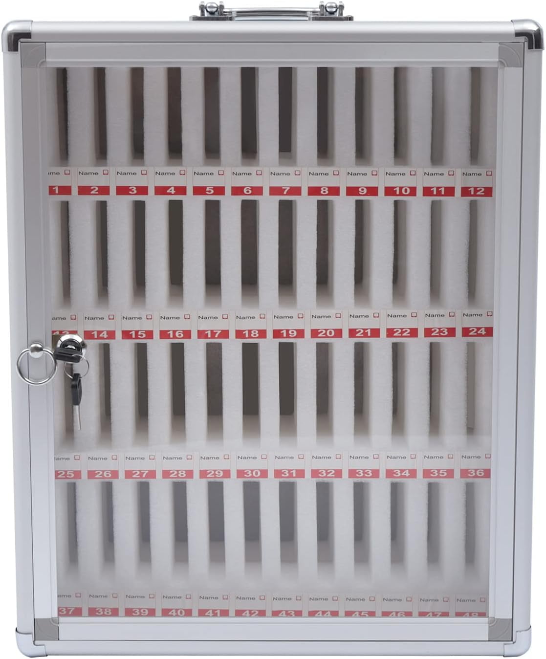 Cell Phone Cabinet,Aluminum Alloy Pocket Chart Cell Phones Storage ...