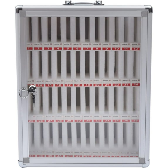 Cell Phone Cabinet,Aluminum Alloy Pocket Chart Cell Phones Storage ...