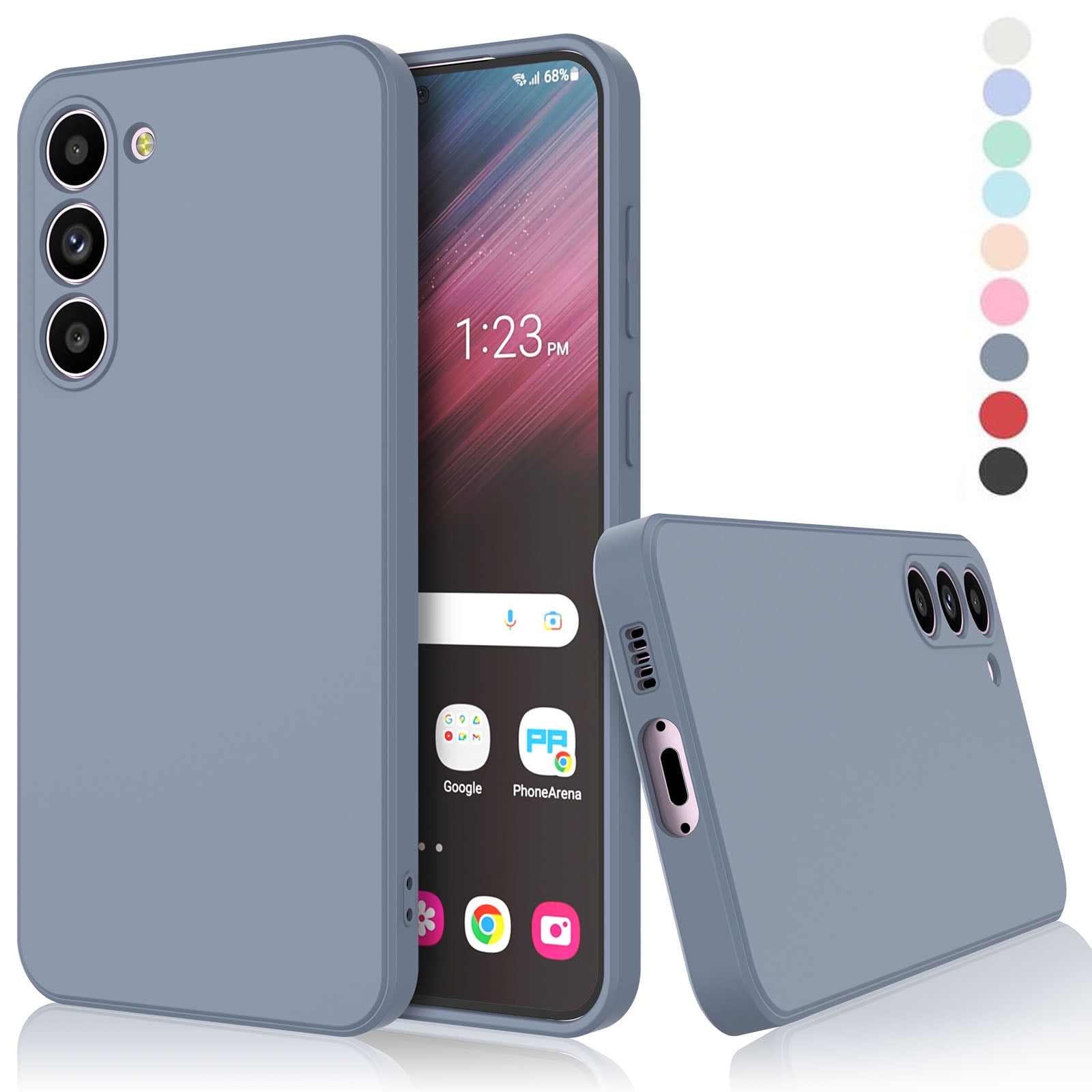 Cell Phone Cases For S23，S23 Plus，S23 Ultra, Takfox Liquid Silicone Gel Rubber Shockproof Case ...