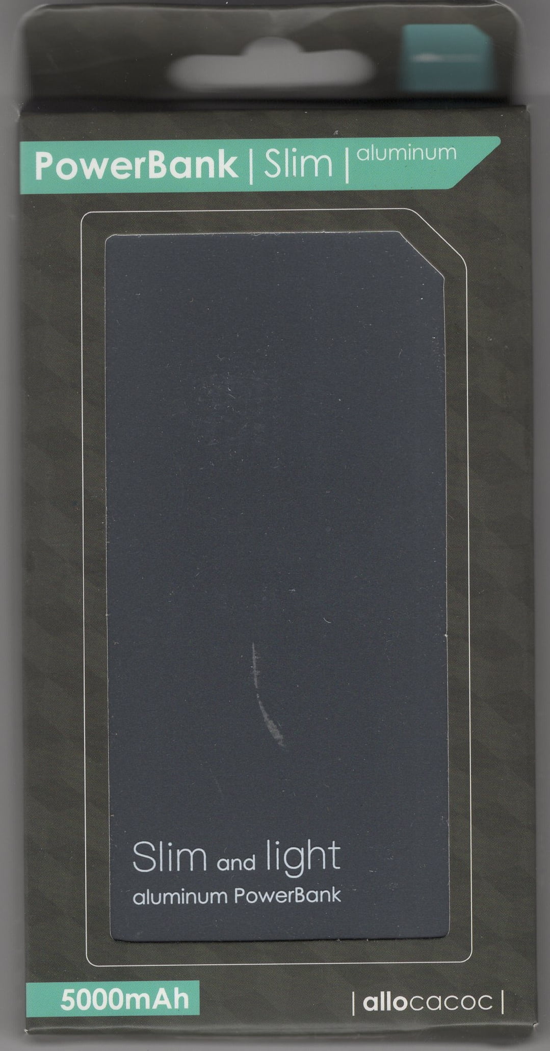 Cell Phone Charger - Allocacoc Portable Power bank Slim Aluminum 5000 ...