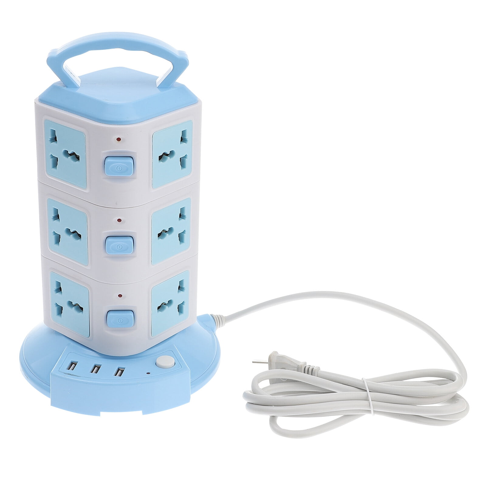 Eease Tower Power Strip Vertical Multi Sockets Universal Outlets Plug ...