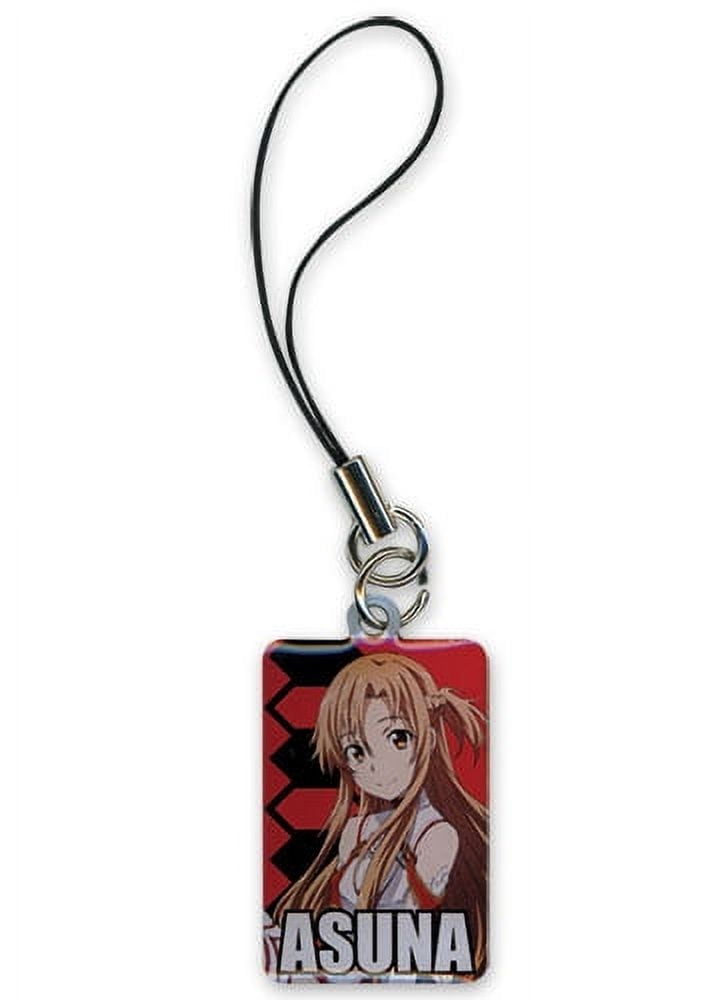 Cell Phone Charm - Sword Art Online - Asuna Potrait Metal New Anime ...
