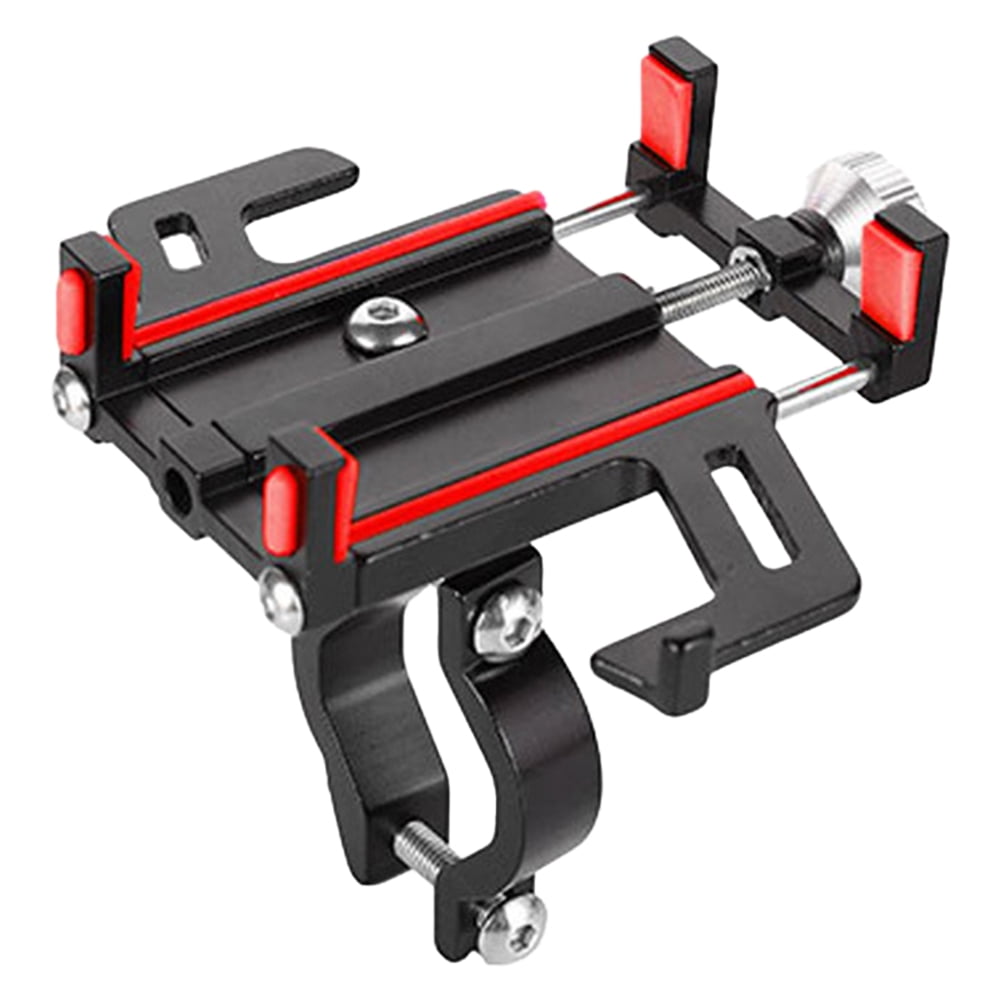 Cell Phone Clamp 360 Adjustable Scooter Phone Clip for All Phones (Red ...