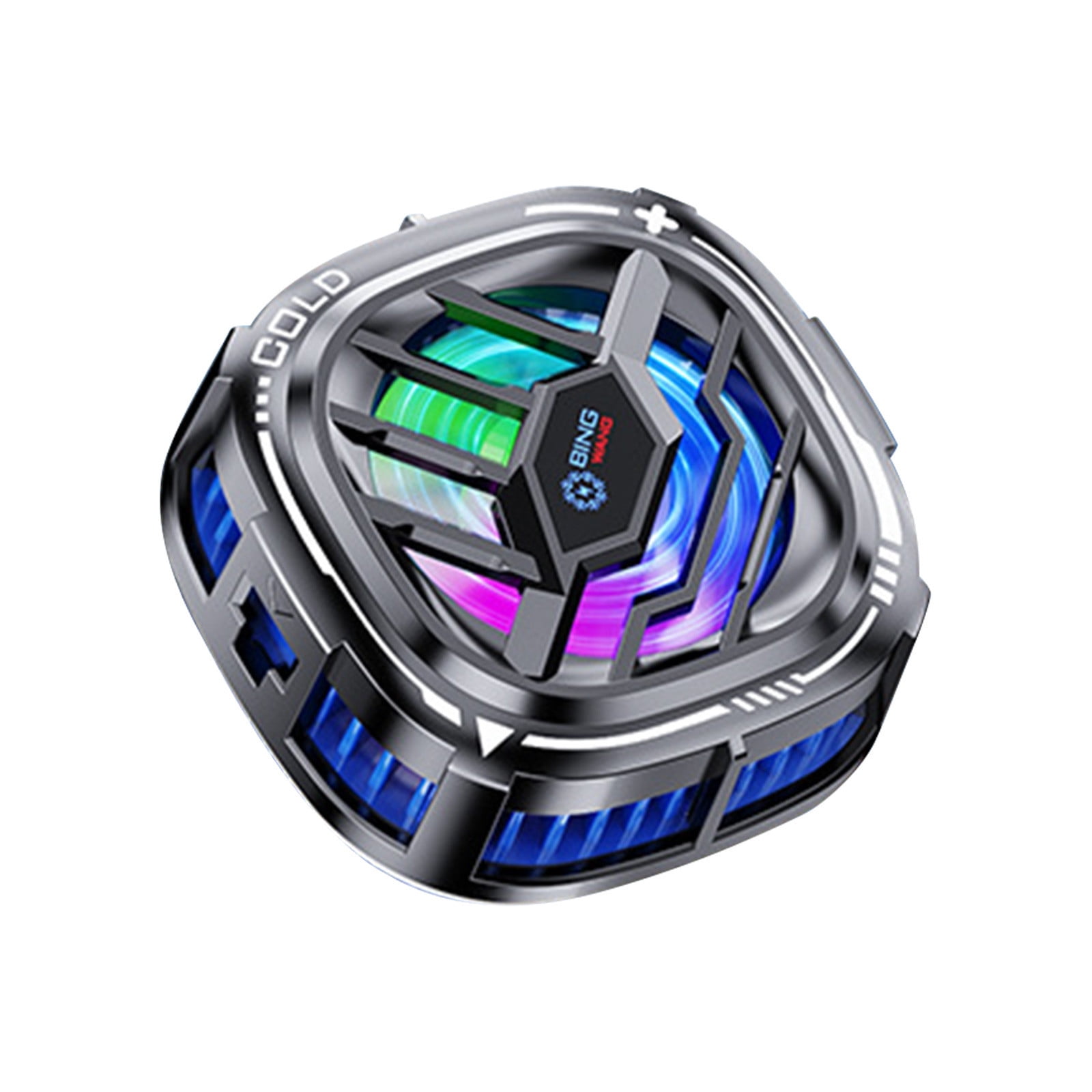 Cell Phone Cooler, RGB Phone Cooling Fan Portable Lightweight Mobile ...