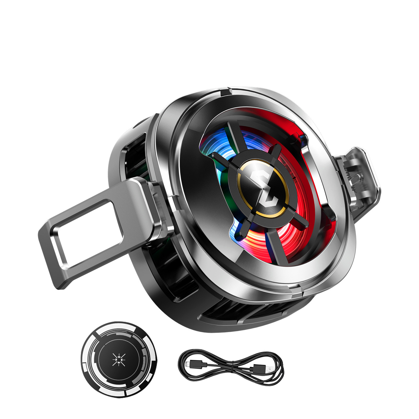 Cell Phone Cooler RGB Phone Cooling Fan Semiconductor Heatsink Cooling ...