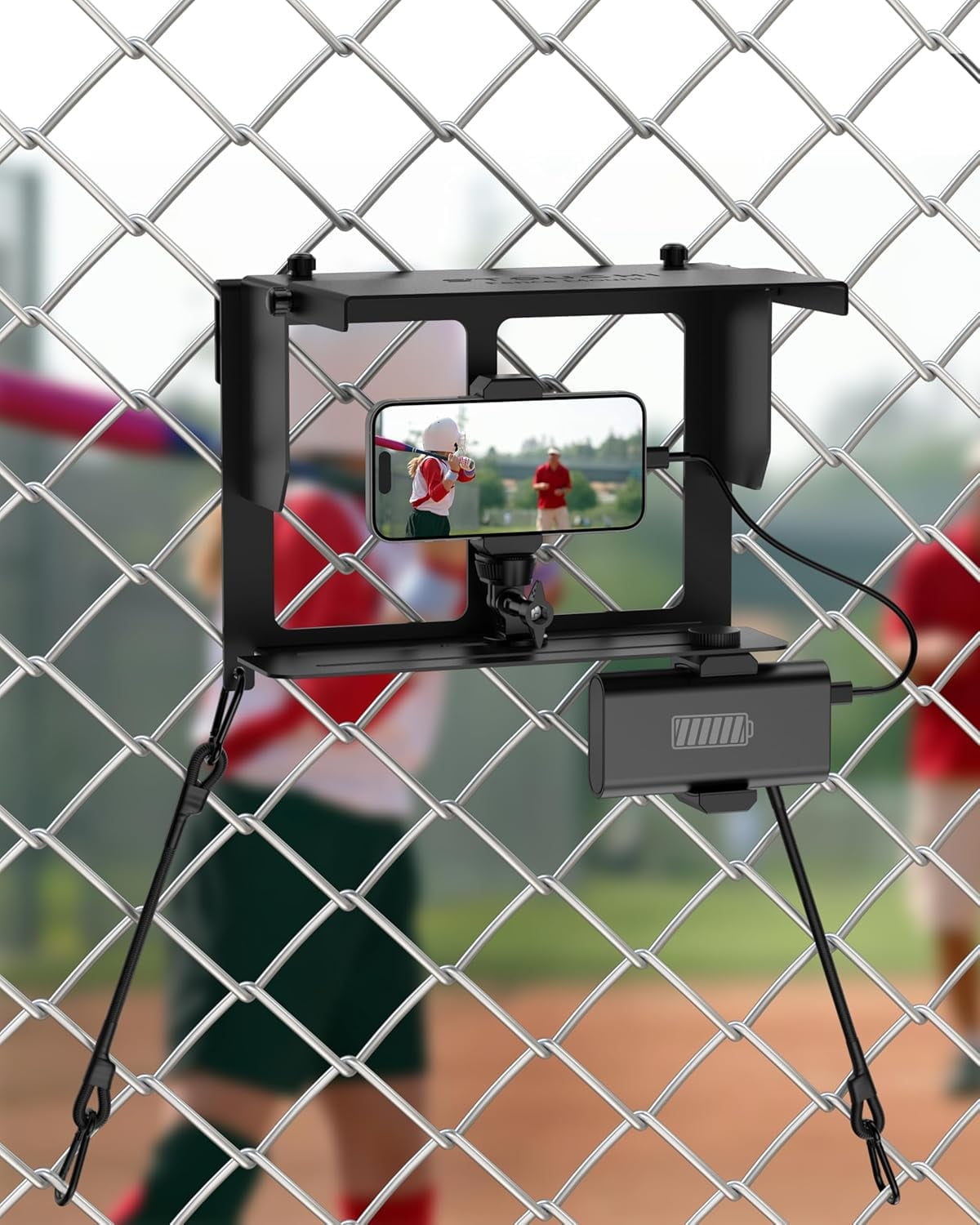 Cell Phone Fence Mount with Shade, Mounting Kit for Gamechanger for ...
