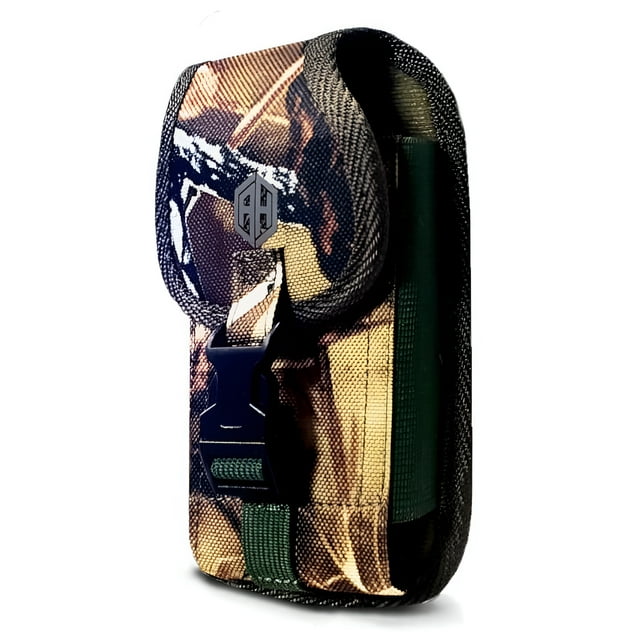 Kyocera, Doro Flip Phone Holder with Belt Clip & Loops, Nylon Camo Case ...