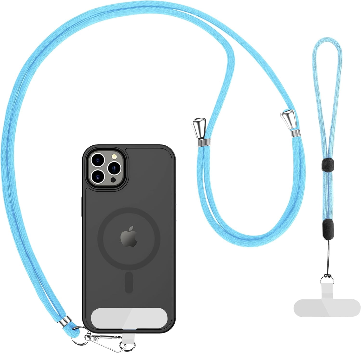 Cell Phone Lanyard 2 Pack-1× Adjustable Neck Strap,1× Wrist Strap,2× ...