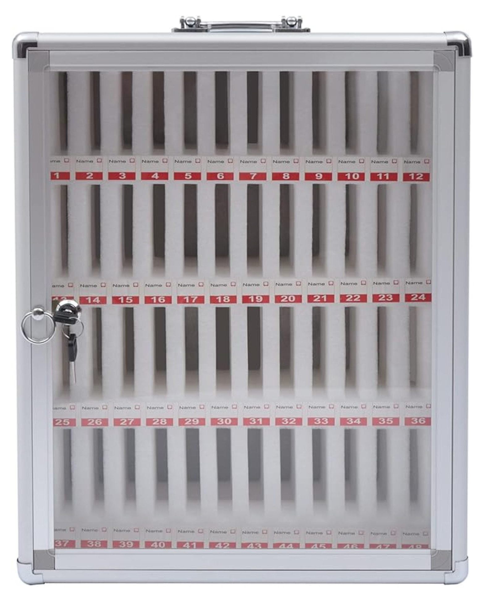 Cell Phone Lock Box, Aluminum Alloy Pocket Chart Cell Phones Storage ...