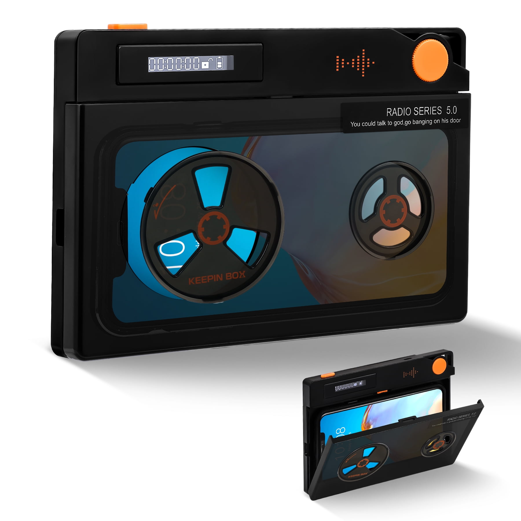 Cell Phone Lock Box with Timer, Portable Timed Lock Box for Phone With ...