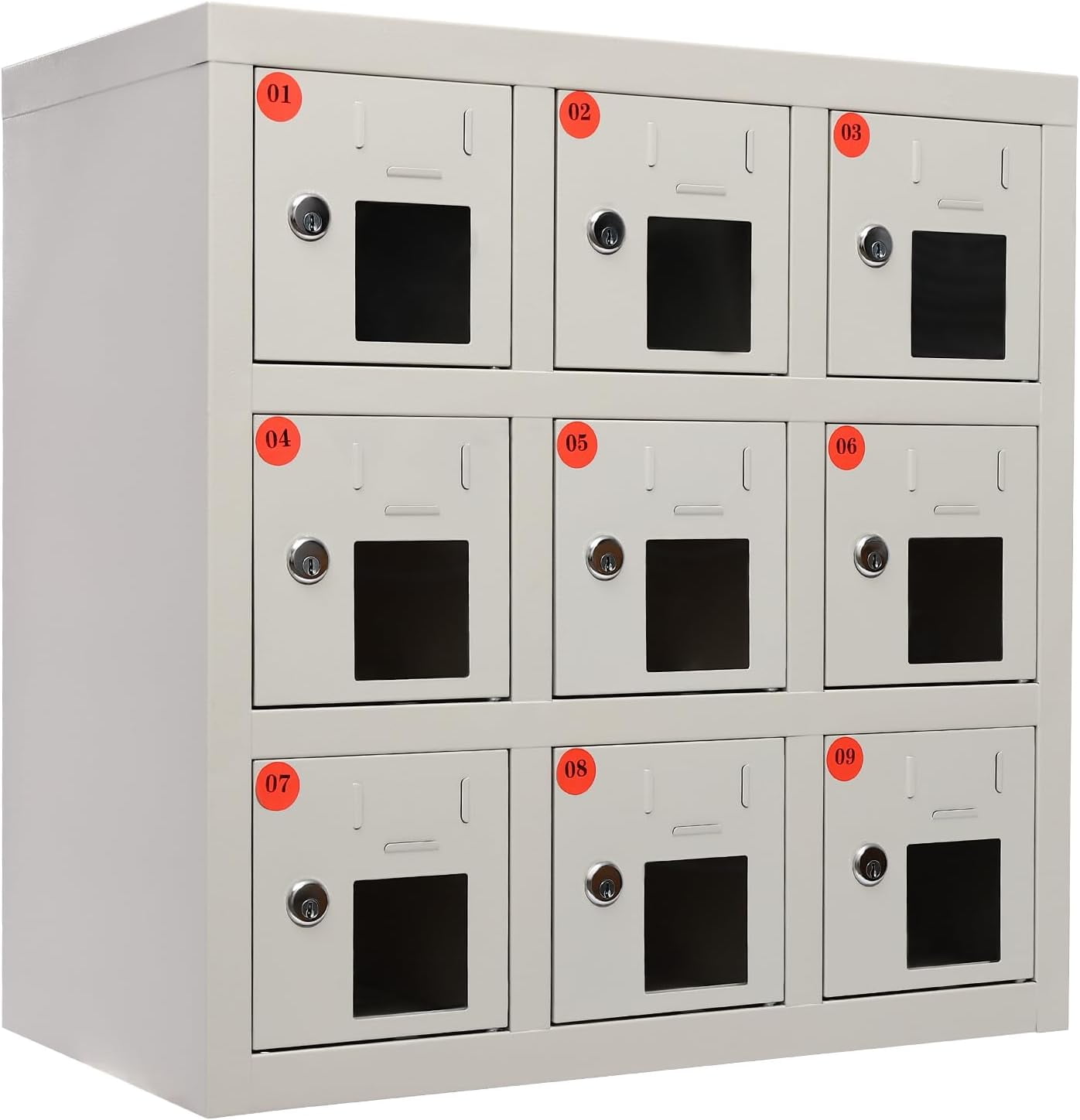 Cell Phone Locker 9 Bays Cell Mobile Phone Steel Locker with Charger ...