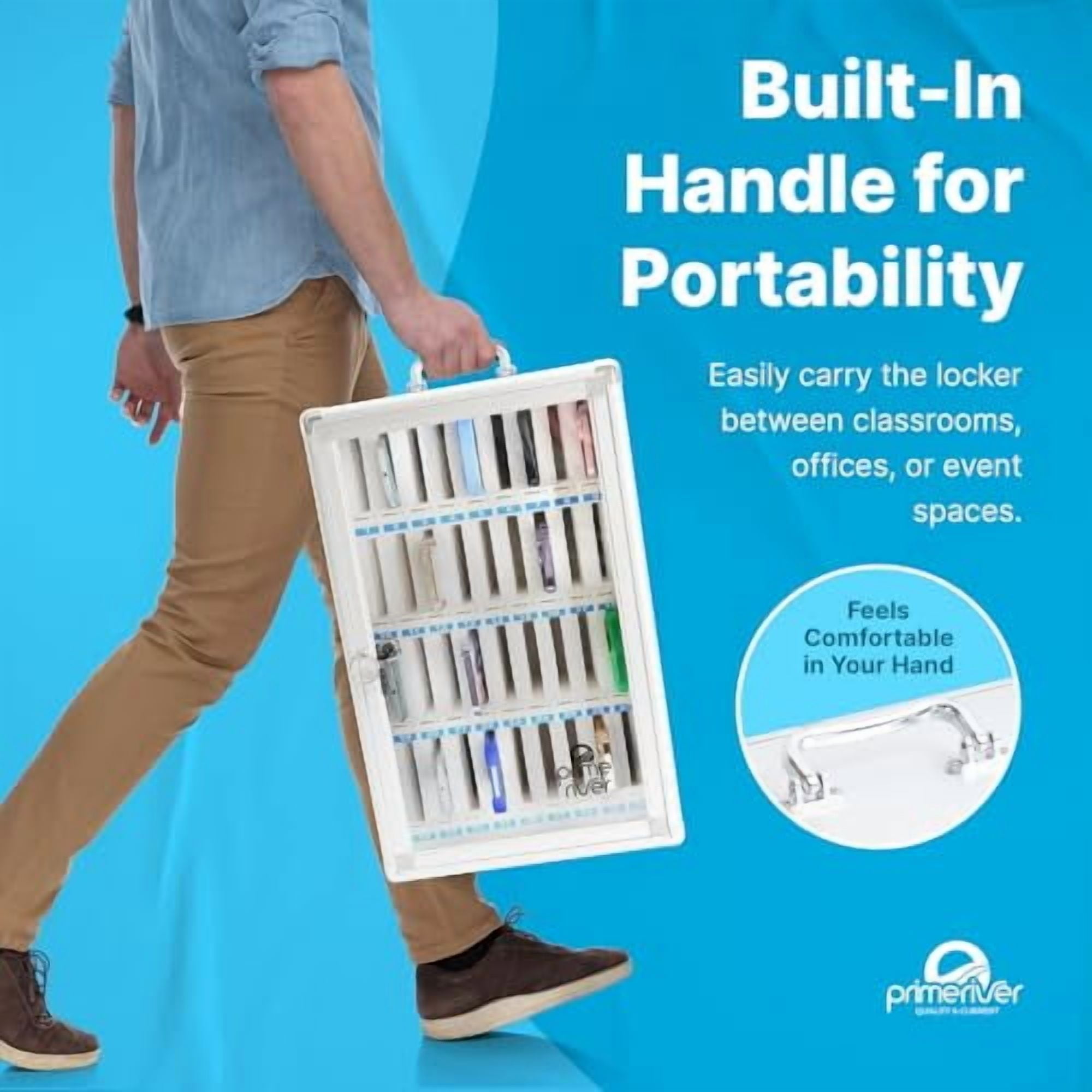 Cell Phone Locker – Classroom, Gym & Office Use | 36-Slot Secure ...