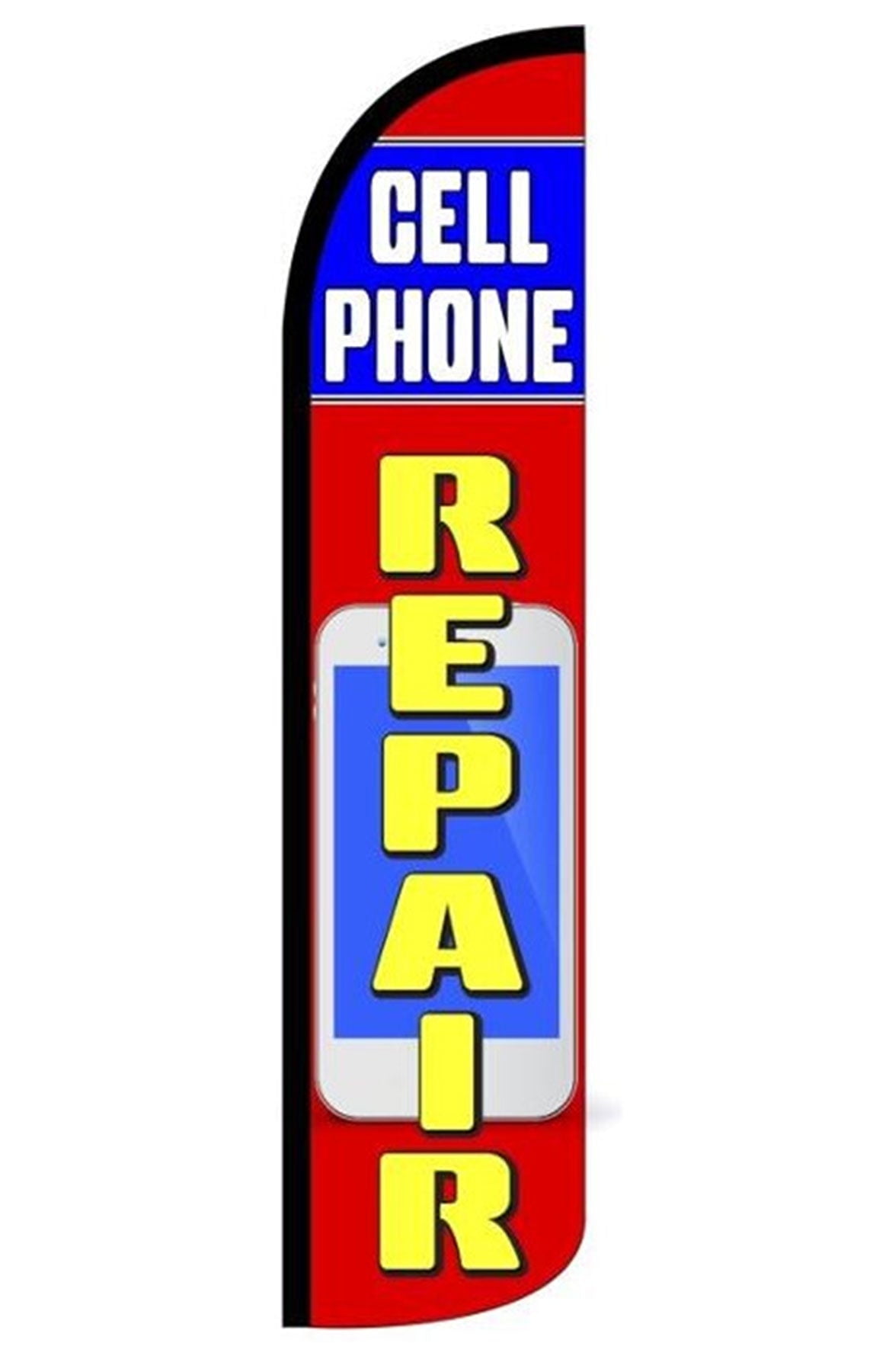 Cell Phone Repair Windless flag Without Pole Advertisement /Business ...
